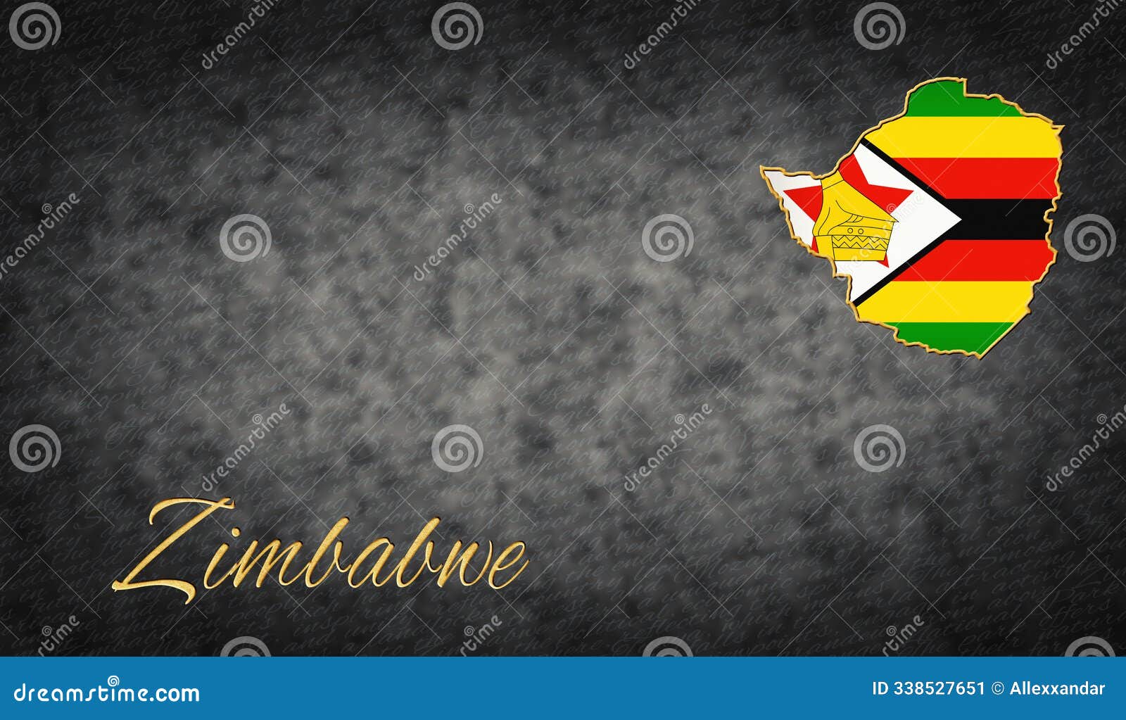 Zimbabwe Symbols, Map of Zimbabwe Stock Image - Image of african ...