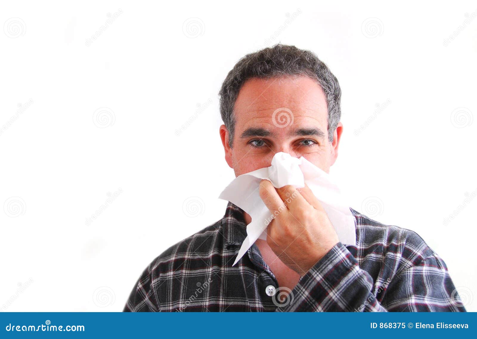 Zimno podmuchowy stary nos obraz stock. Obraz złożonej z alergiczny ...