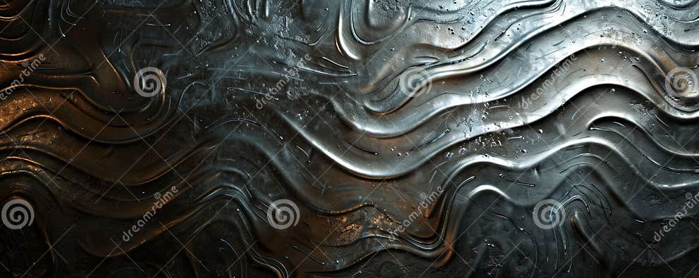 A Zinc Background with Intricate, Brushed Metal Patterns, Offering a ...