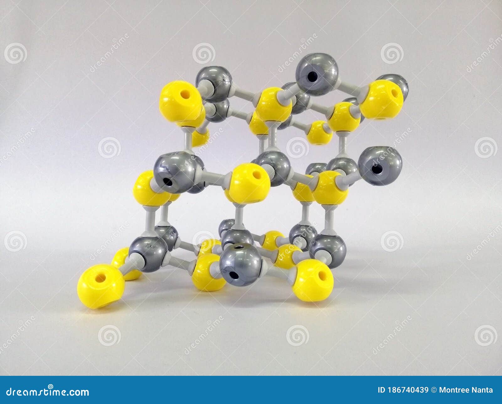 Zinc Blende Structure, Zinc Blende Model Stock Image - Image of ...