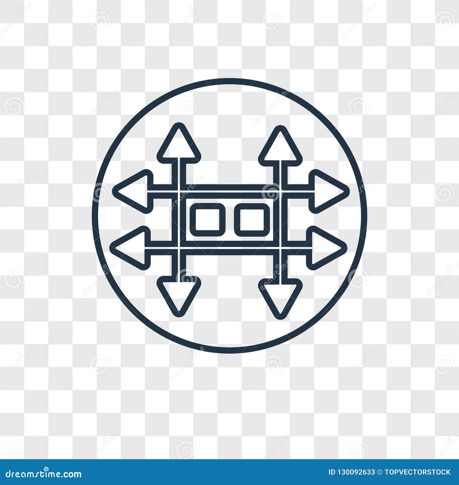 Zinc Concept Vector Linear Icon Isolated on Transparent Background ...