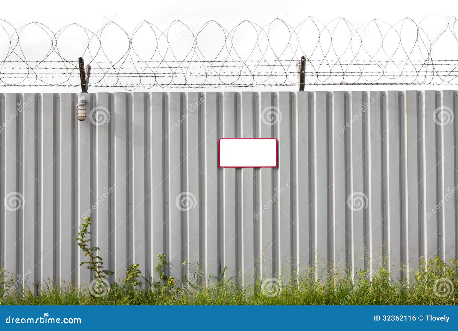 Zinc Fence Barb stock photo. Image of burglar, tresspass - 32362116