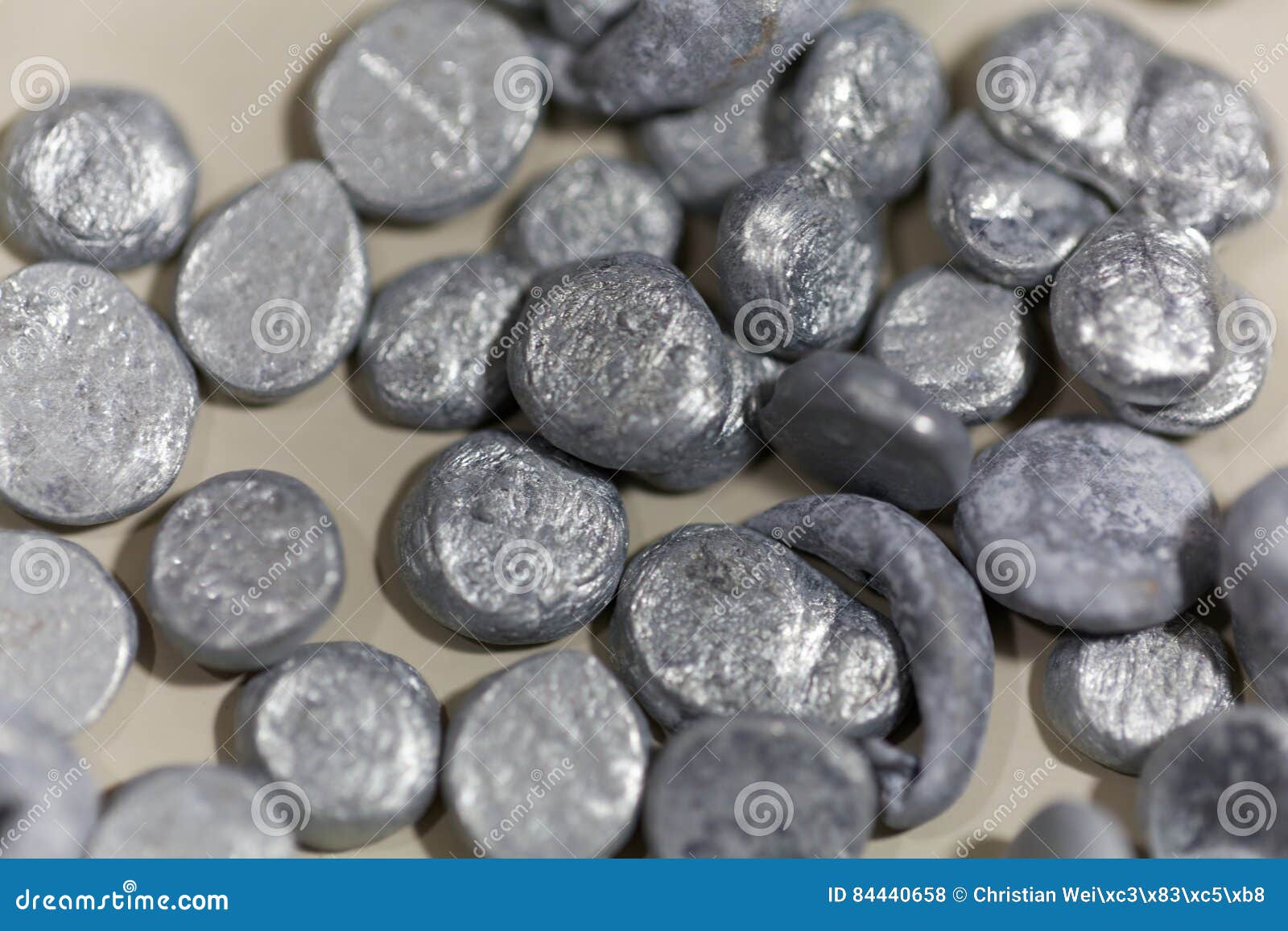 Zinc granulate stock photo. Image of grain, beads, closeup - 84440658