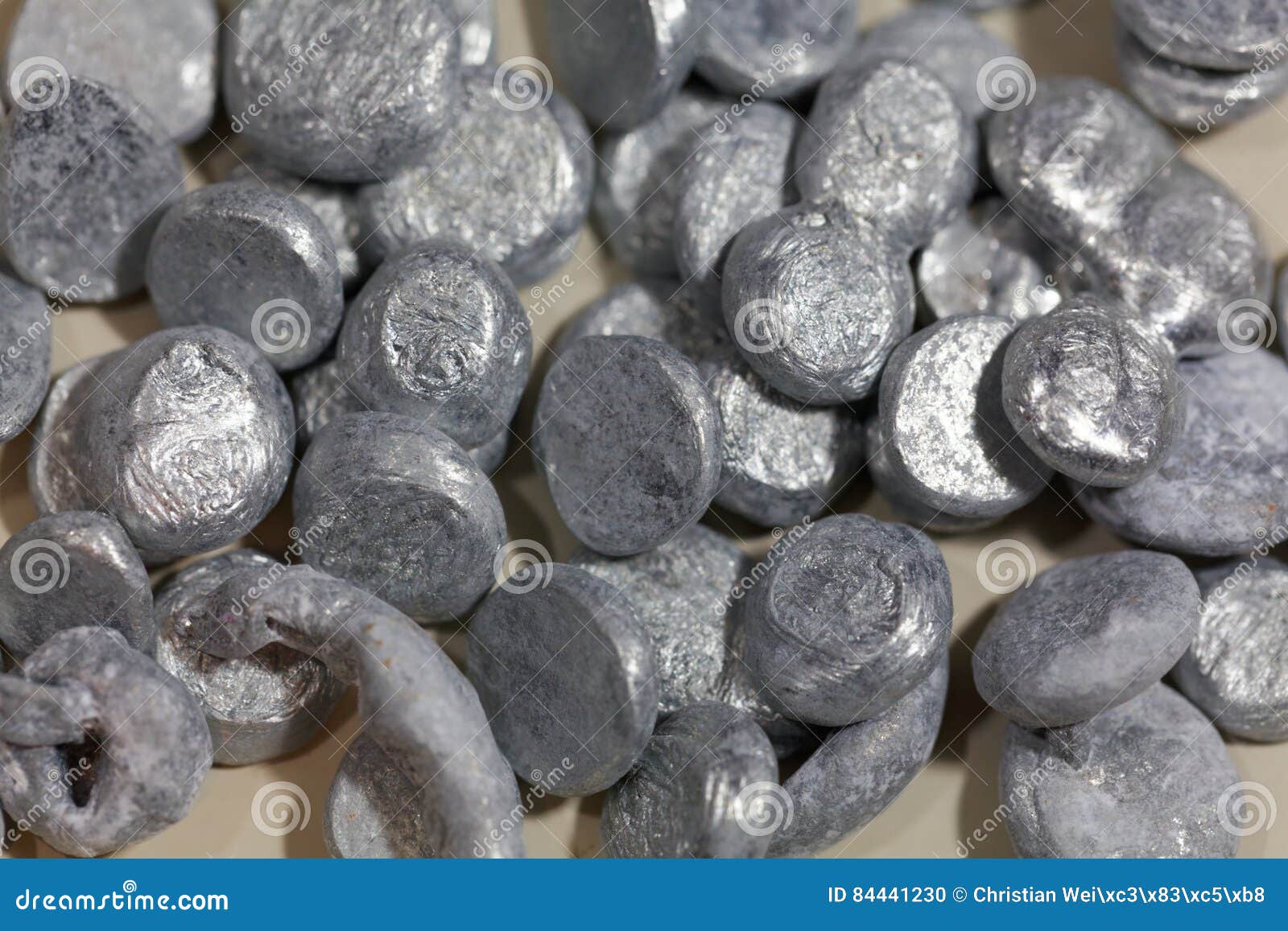Zinc granulate stock photo. Image of industrial, material - 84441230
