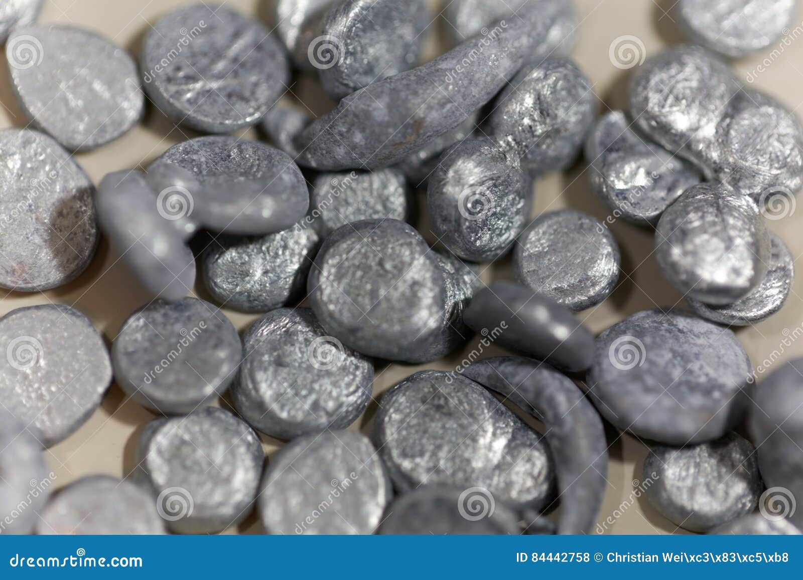Zinc granulate stock photo. Image of metallurgy, granules - 84442758