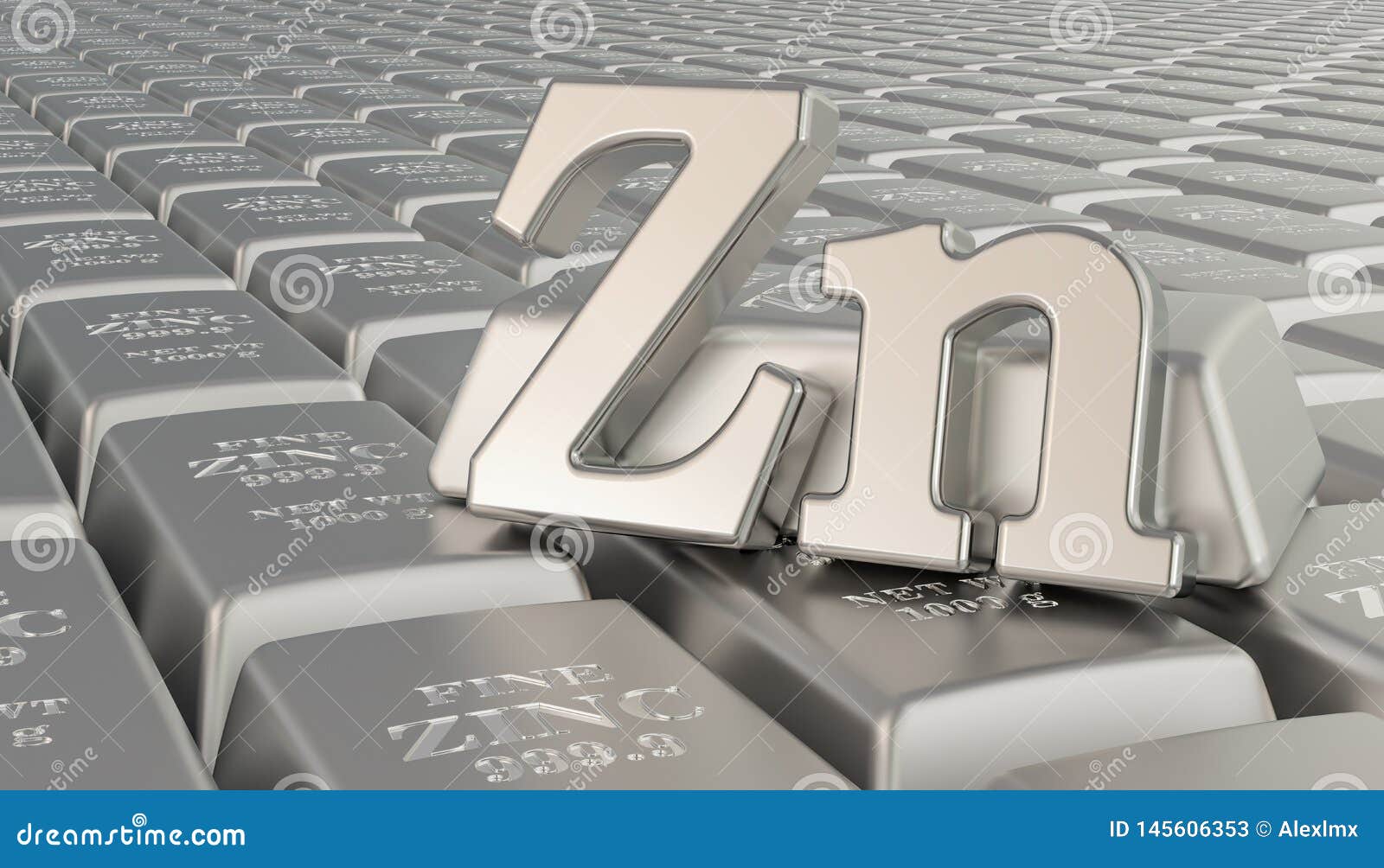 Zinc Symbol Periodic Table Elements Cartoon Vector | CartoonDealer.com ...