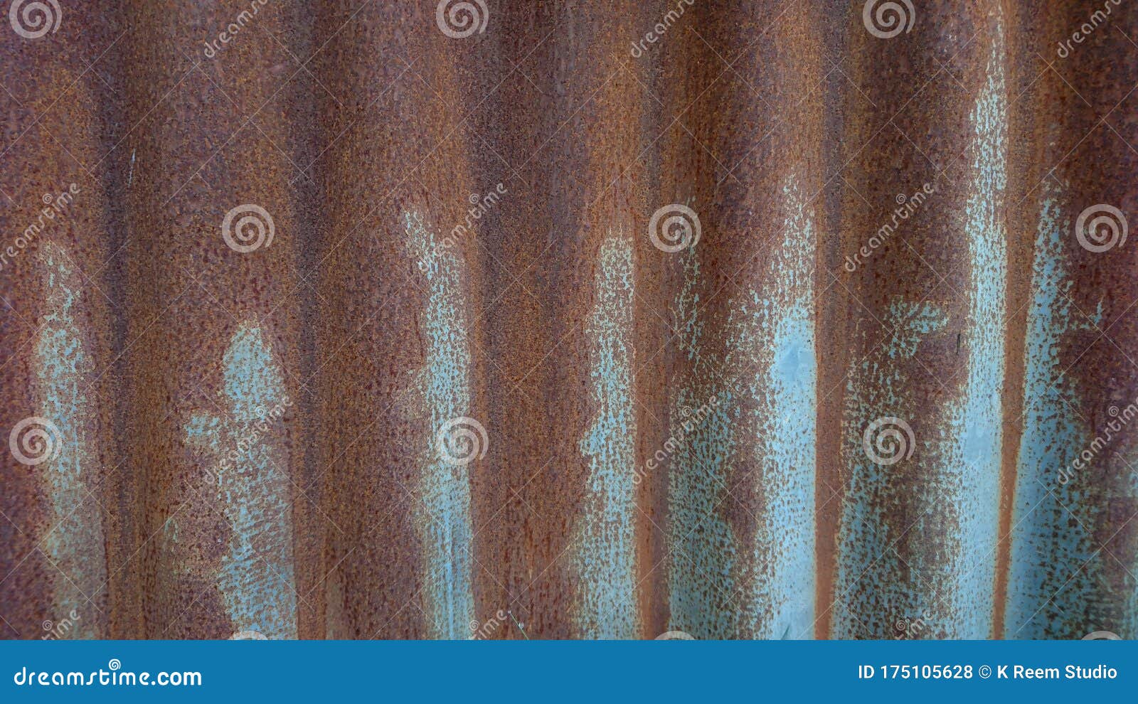 Zinc Metal that is Partly Rusty Stock Photo - Image of surface ...