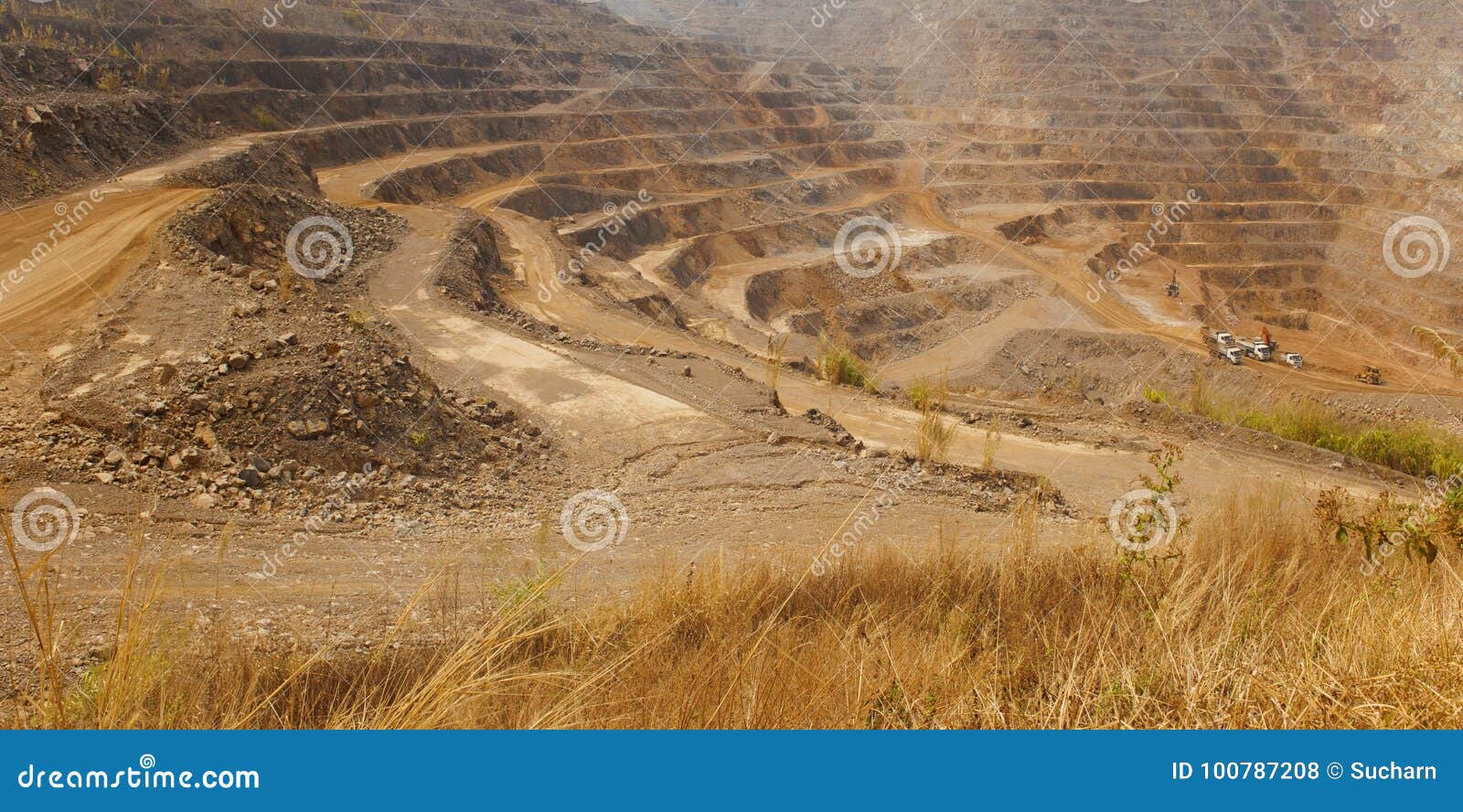 Zinc Mine. Background of Mining Industrial. Stock Photo - Image of ...