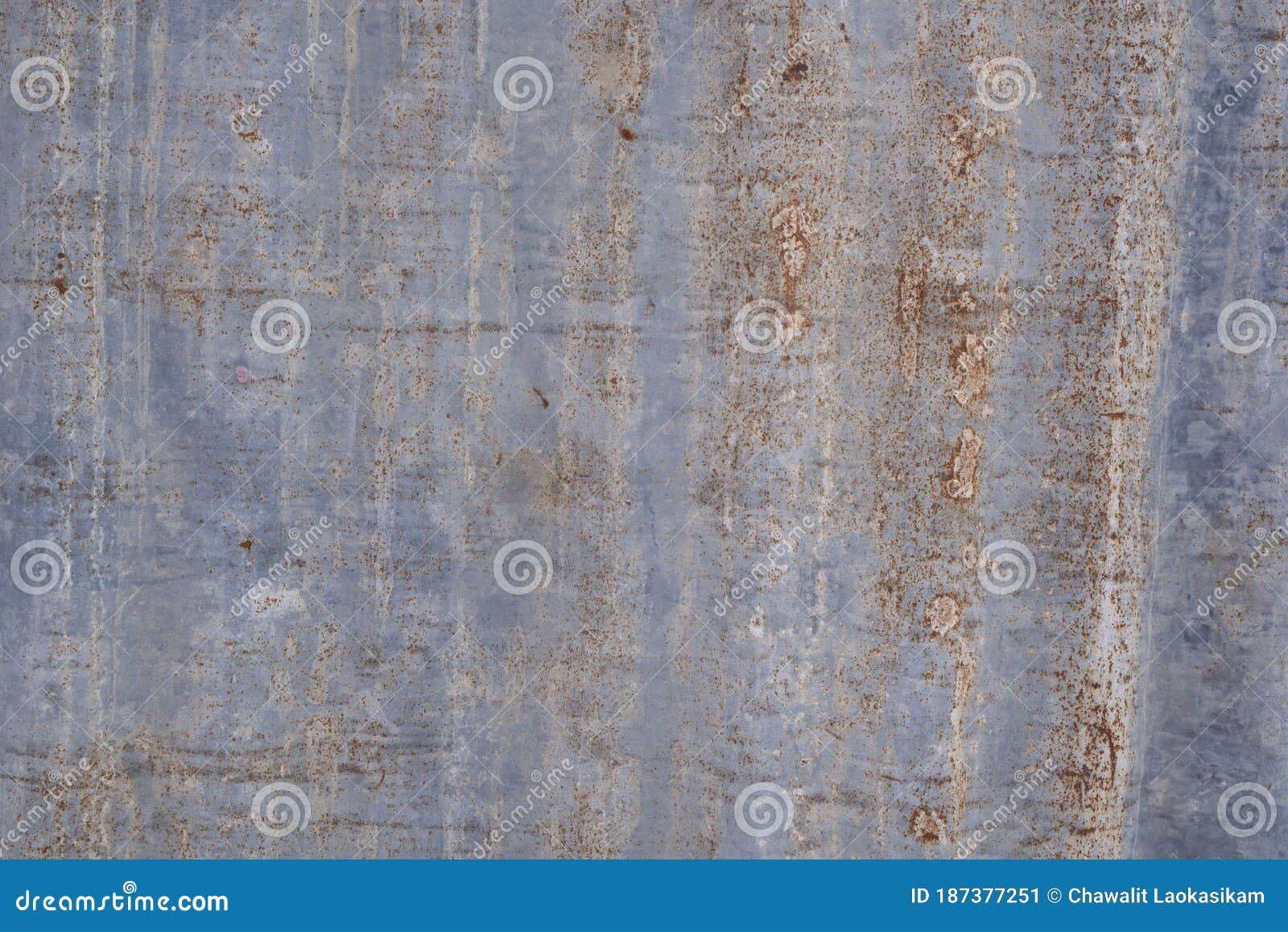 Zinc pattern that rust stock image. Image of rust, rough - 187377251