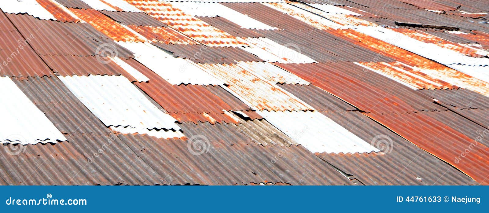 Zinc roof stock image. Image of architecture, detail - 44761633