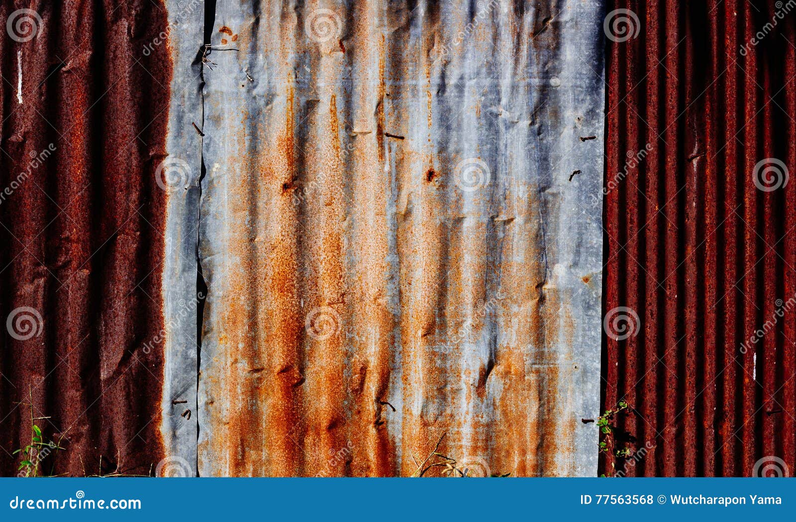 Zinc Wall Fence stock photo. Image of design, architecture - 77563568