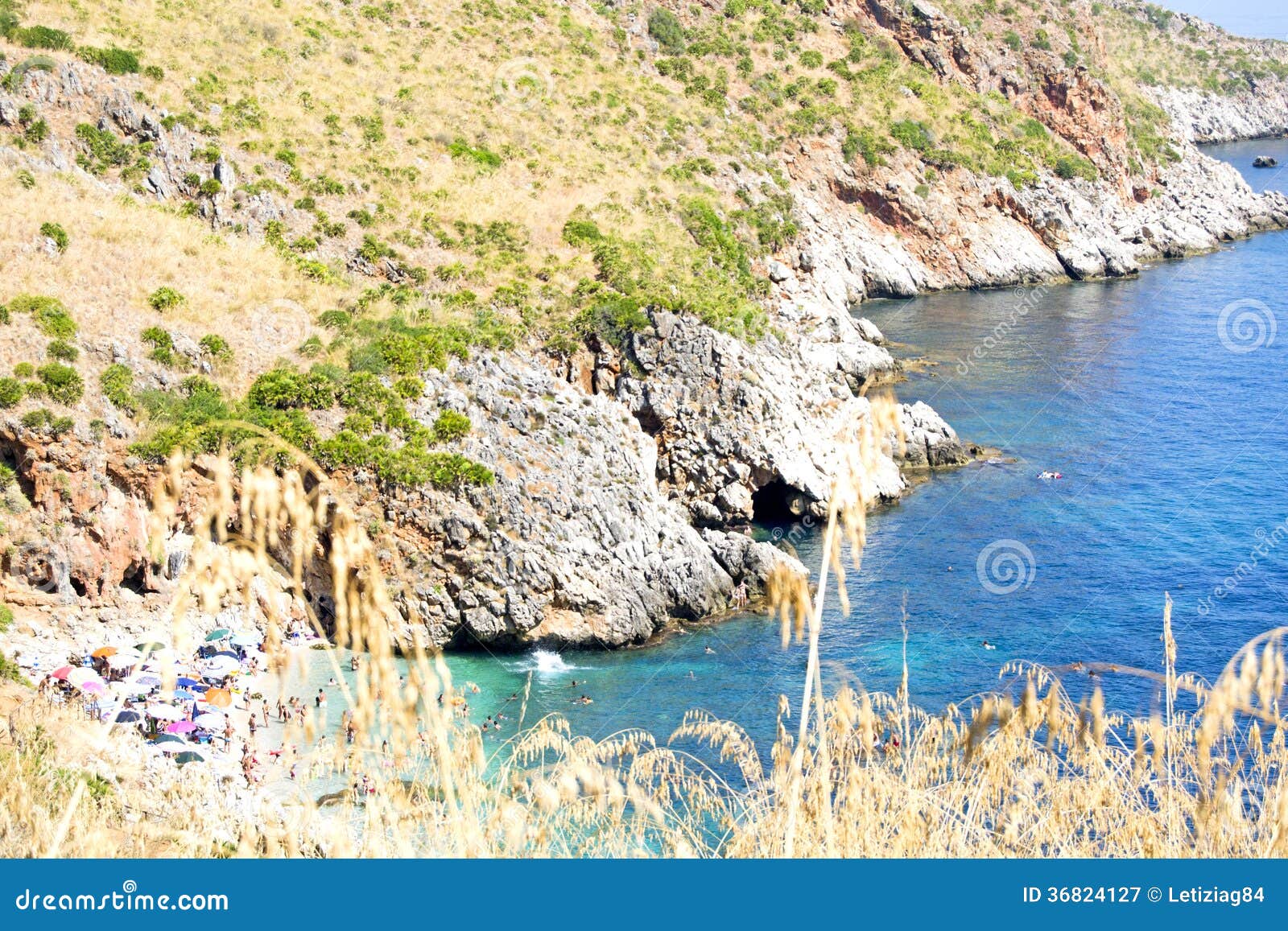 Zingaro Reserve stock image. Image of mountain, mediterranean - 36824127