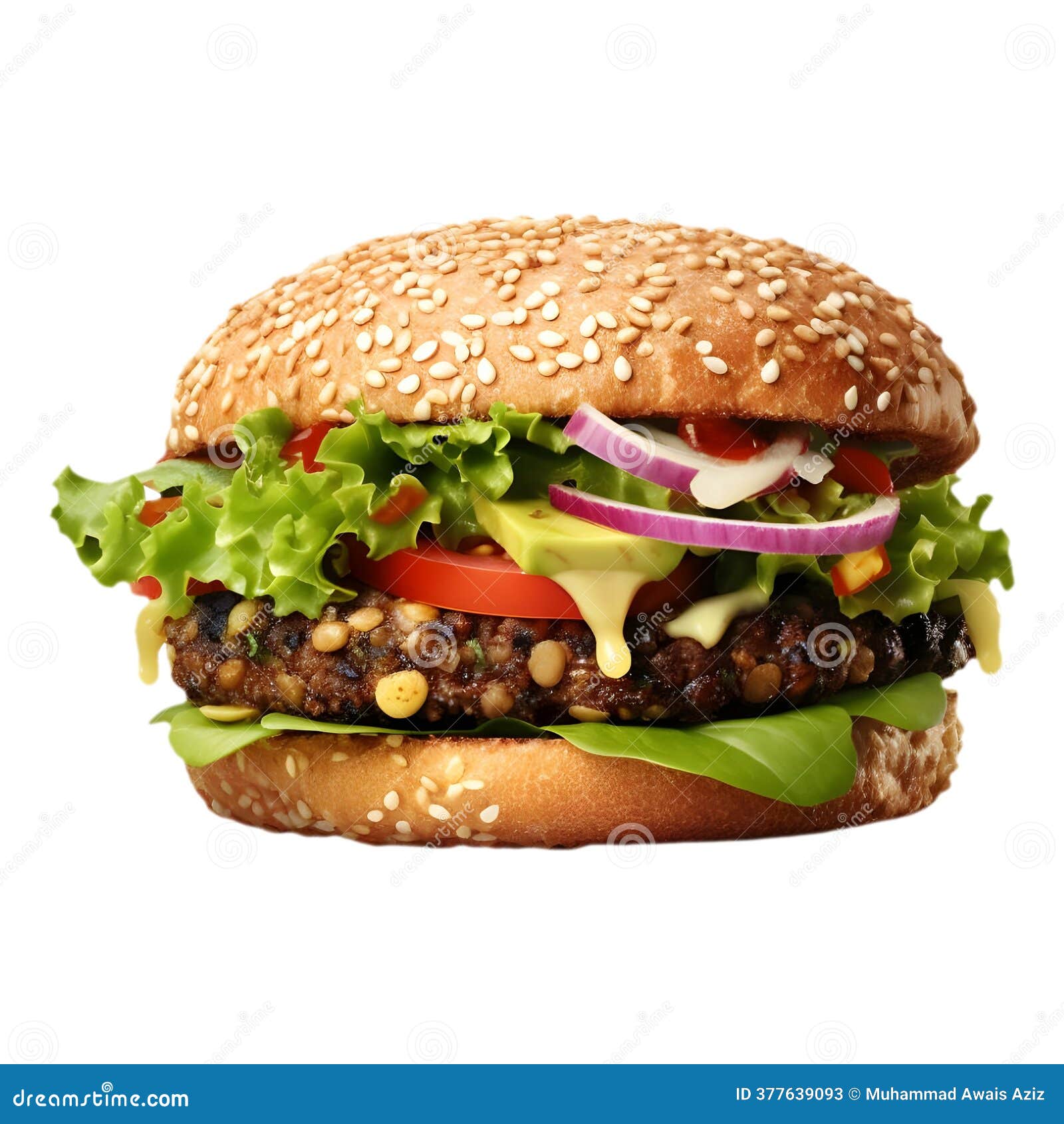 Zinger Burger On Transparent Background - Ai Generated Stock Image ...
