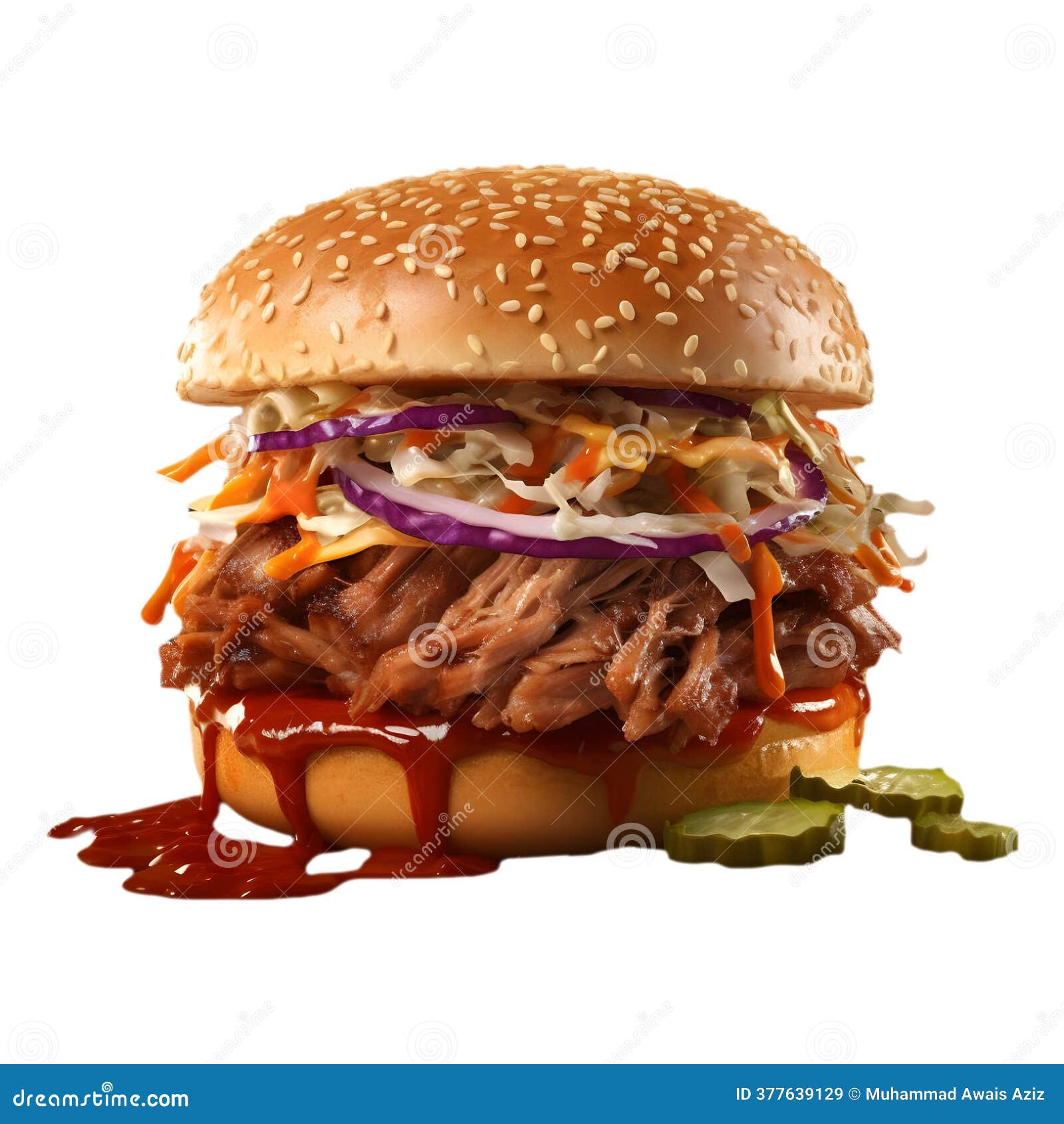Zinger Burger On Transparent Background - Ai Generated Royalty-Free ...