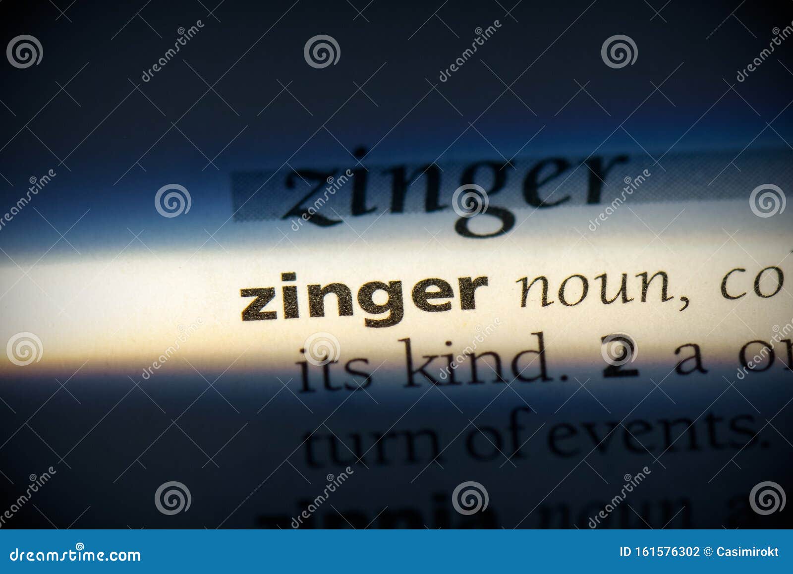 Zinger stock photo. Image of learn, highlight, close - 161576302