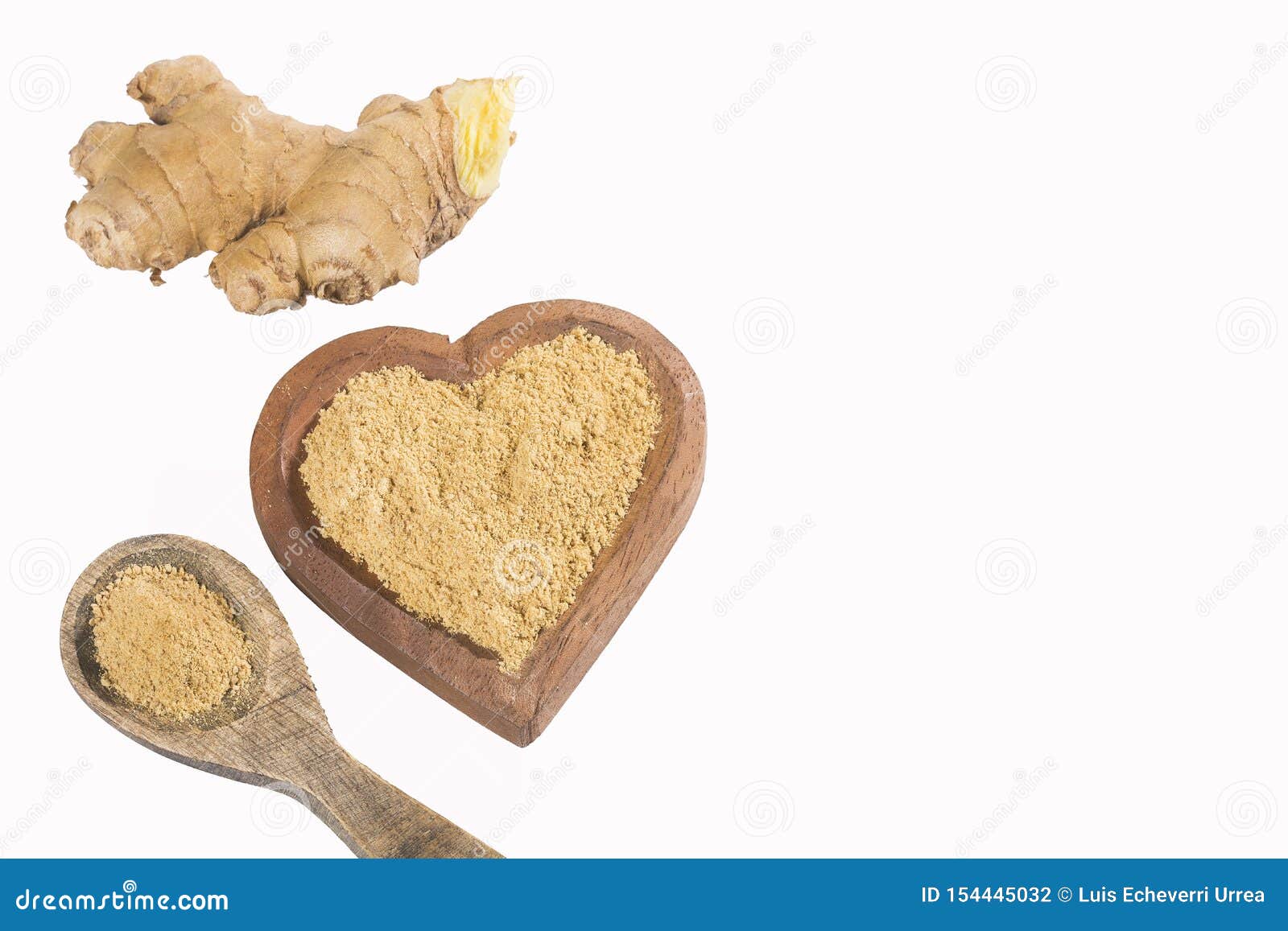 Zingiber Officinale - Ginger Root with Healing Properties. Text Space ...