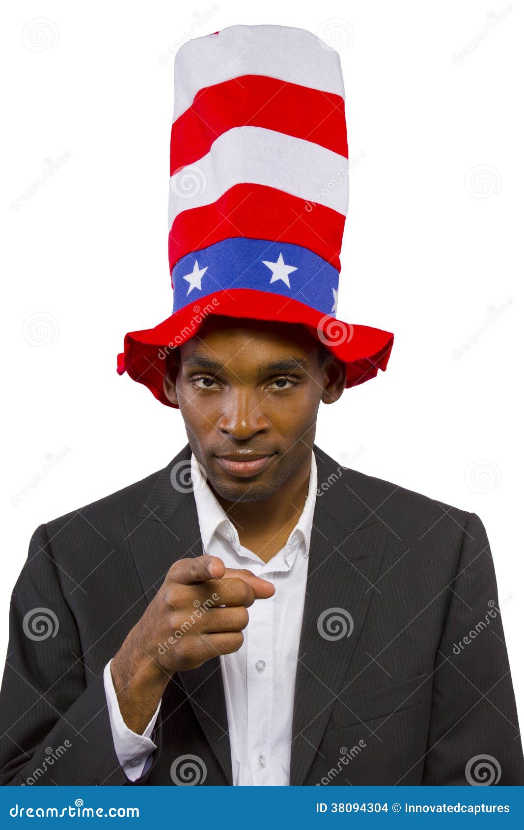 Zio Sam fotografia stock. Immagine di elezioni, africano - 38094304