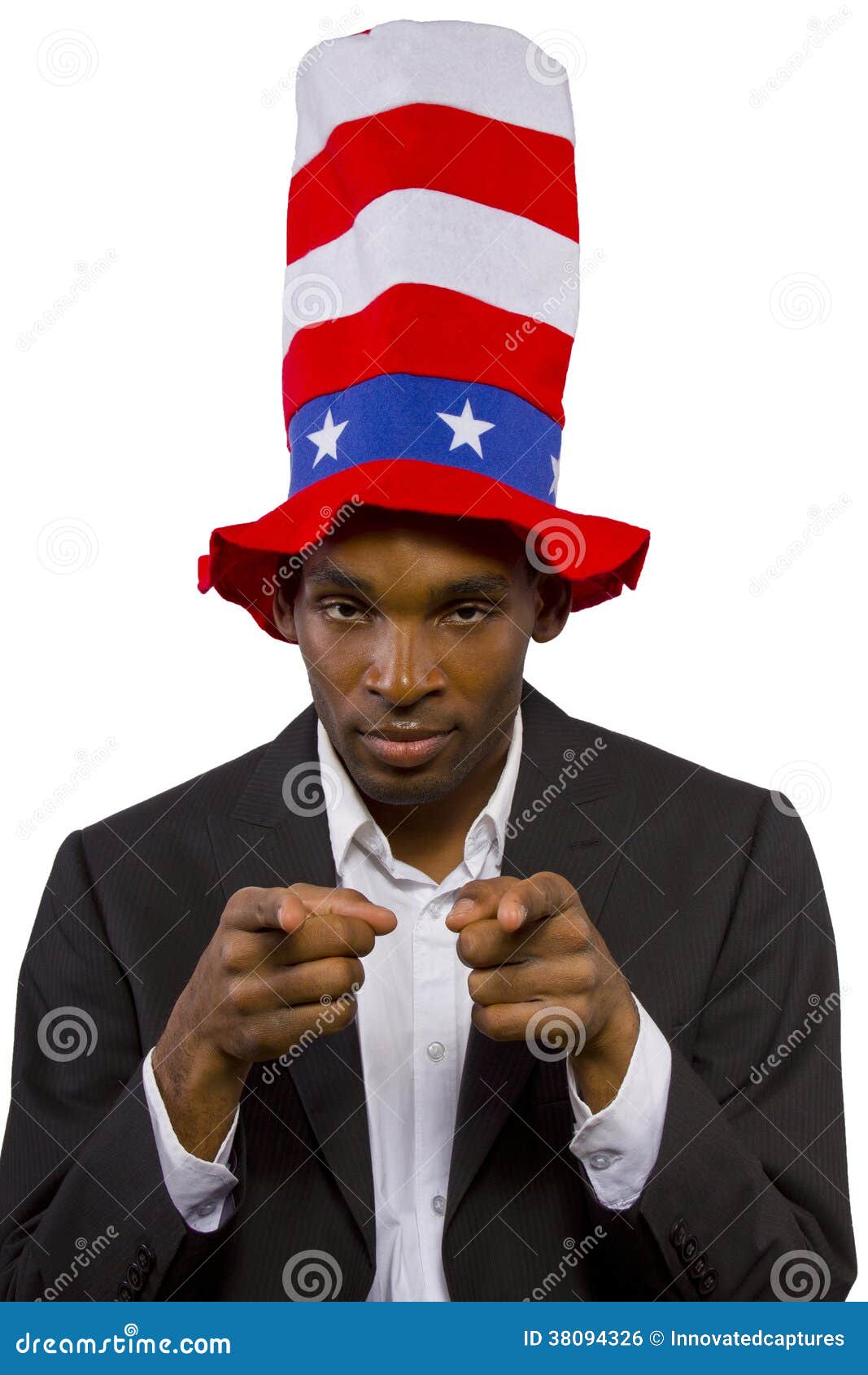 Zio Sam fotografia stock. Immagine di sfondo, maschio - 38094326