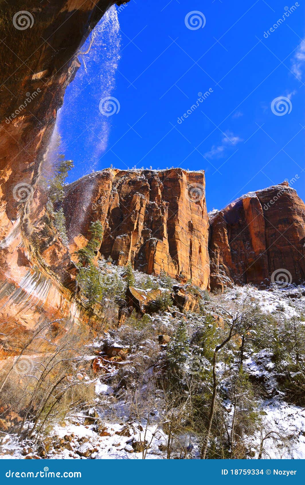 Zion National Park - Emerald Pools Trail Stock Photo - Image of fall ...