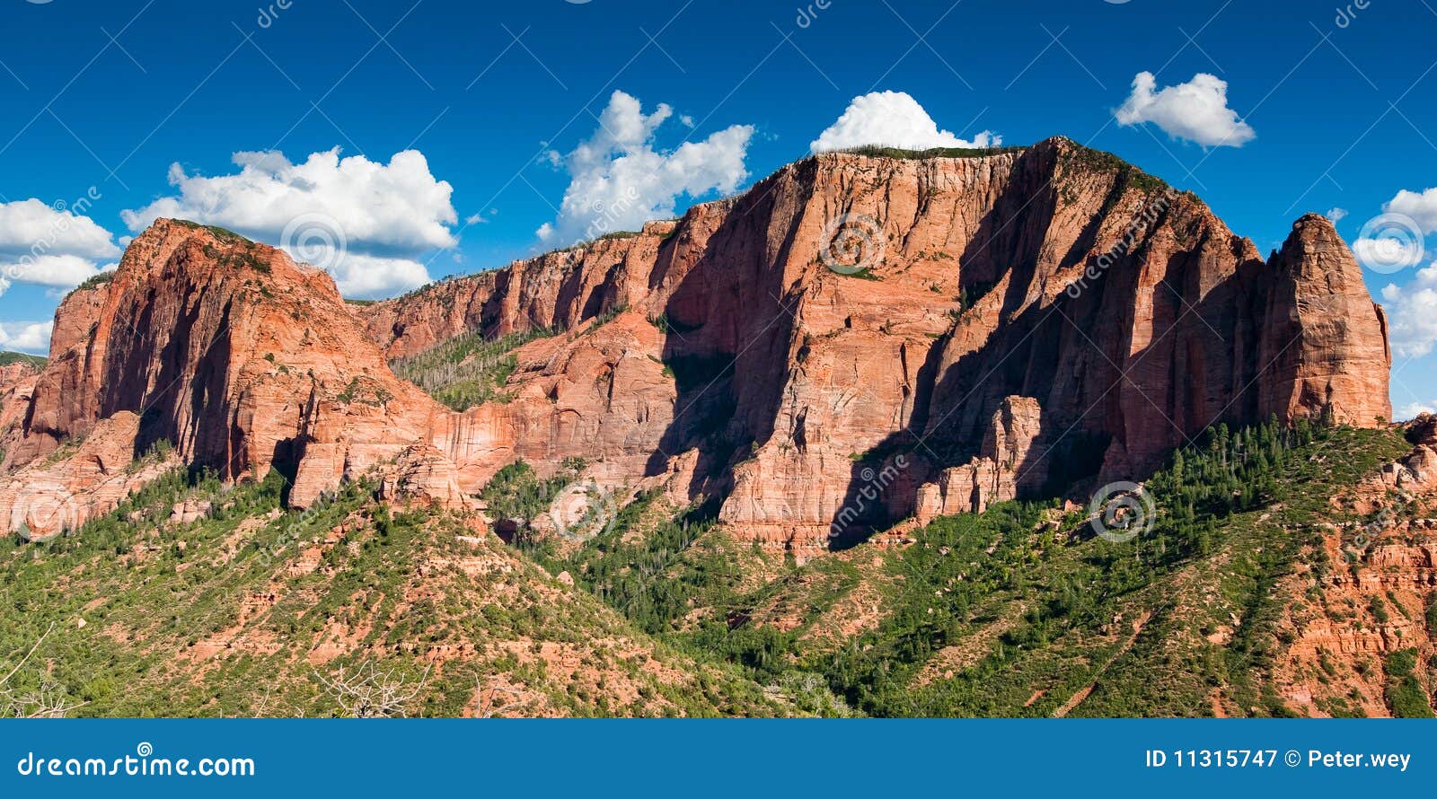 Zion National Park Kolob Canyon Stock Image - Image of utha, kolob ...