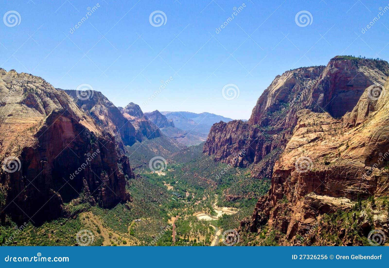 Zion National Park view stock photo. Image of america - 27326256