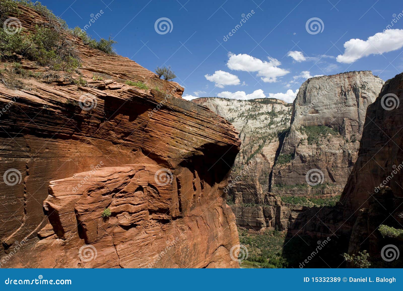 Zion rock formations stock image. Image of layer, america - 15332389