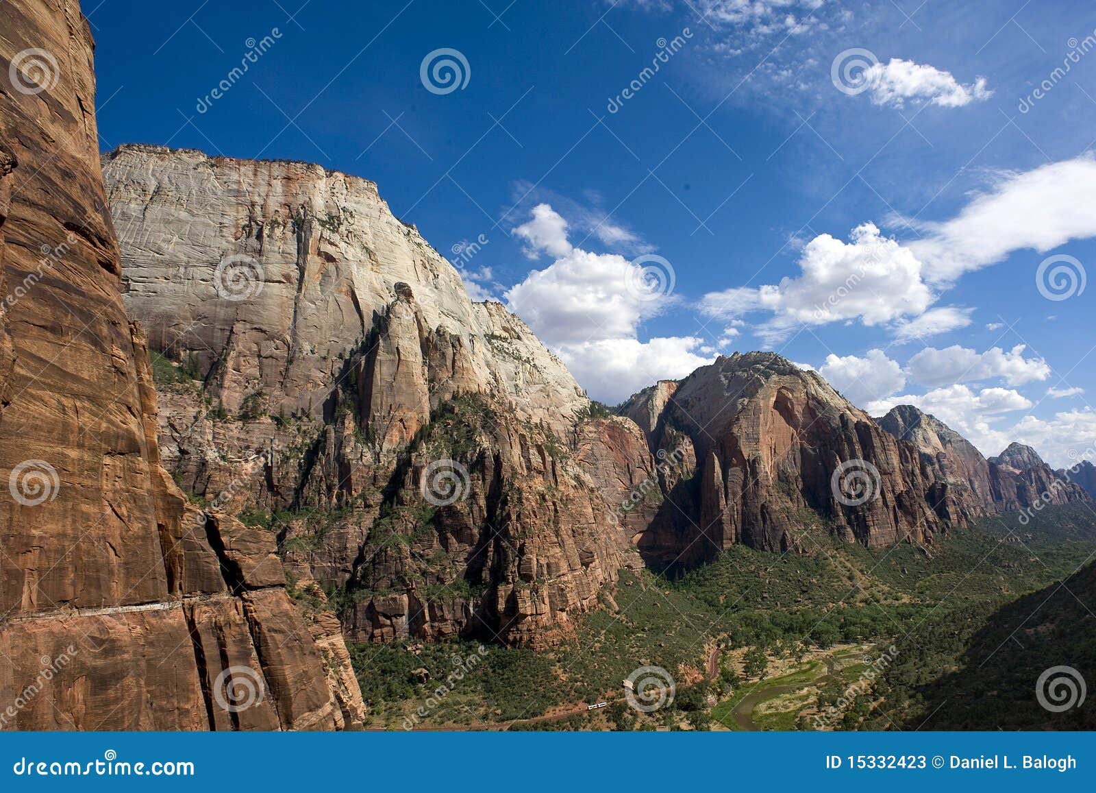 Zion rock formations stock image. Image of hike, rock - 15332423