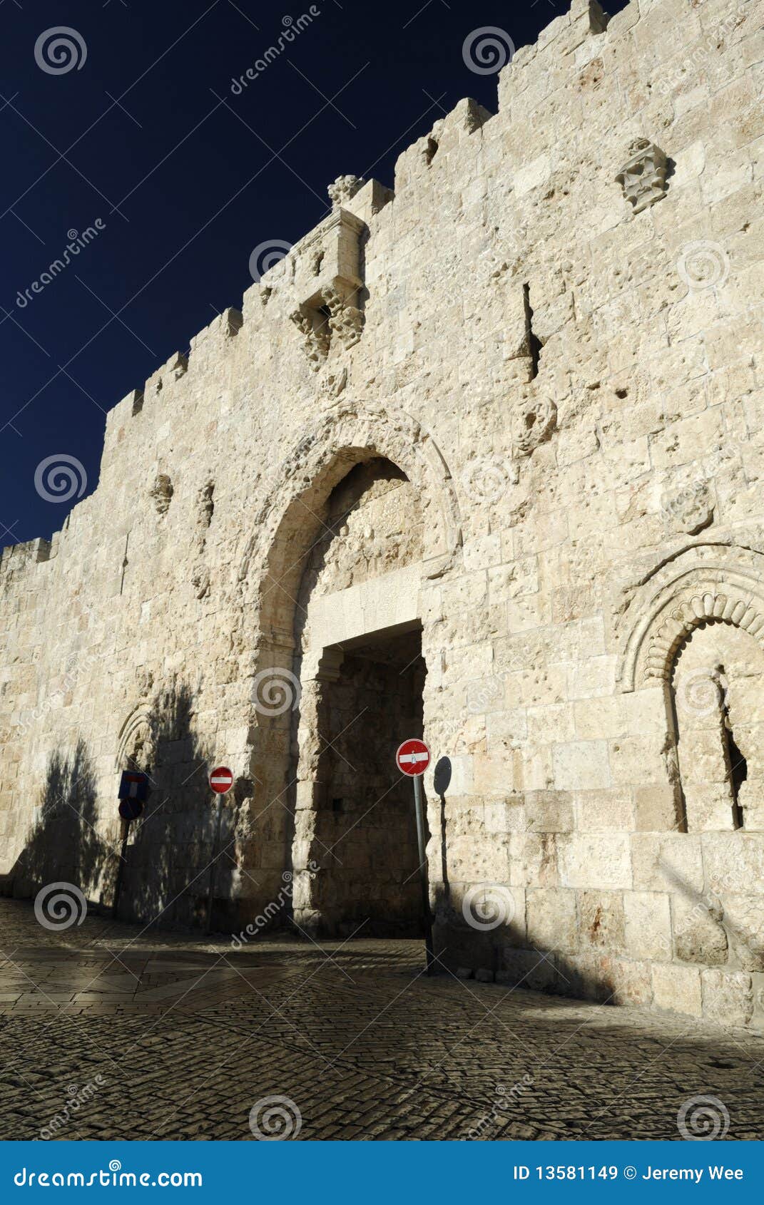 Zion s Gate, Jerusalem stock image. Image of gate, city - 13581149