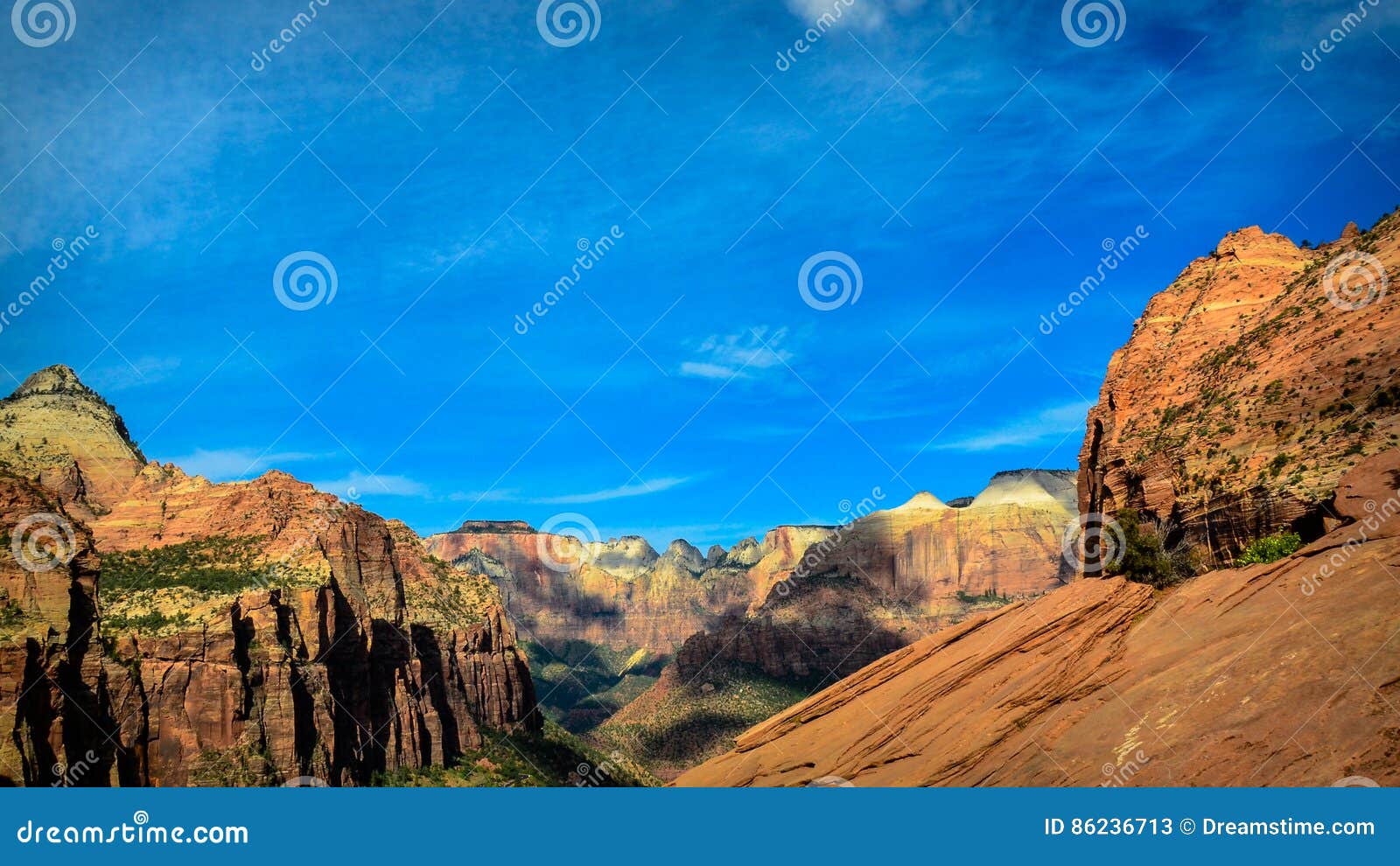 Zion Valley View stock image. Image of view, orange, zion - 86236713