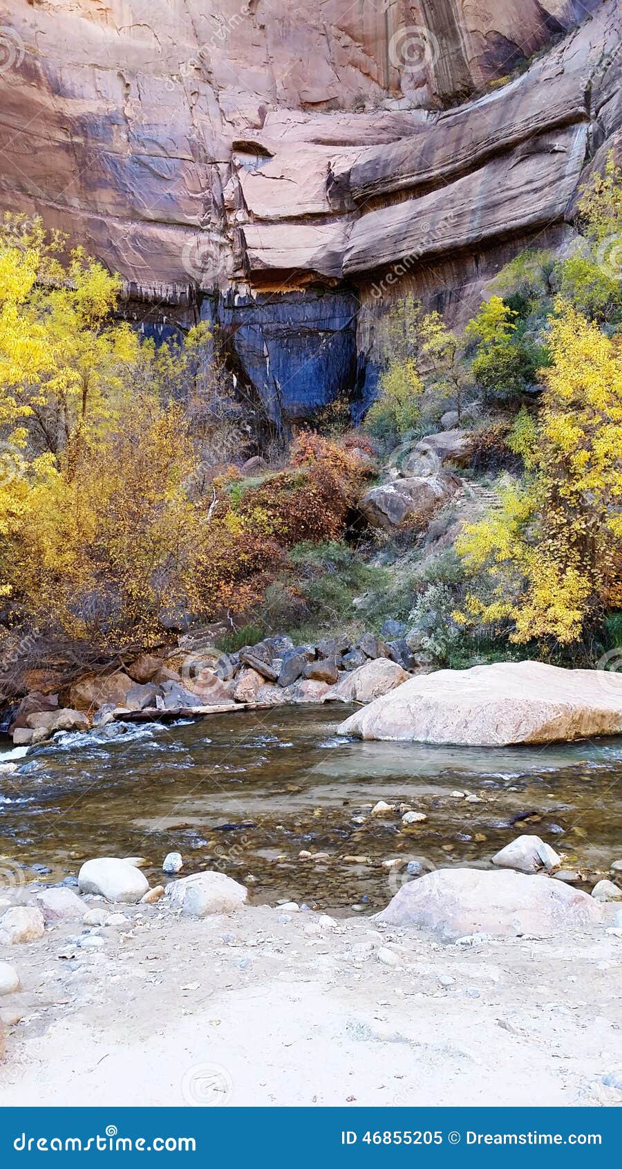 Zions stock image. Image of stream, fall, beautiful, nature - 46855205