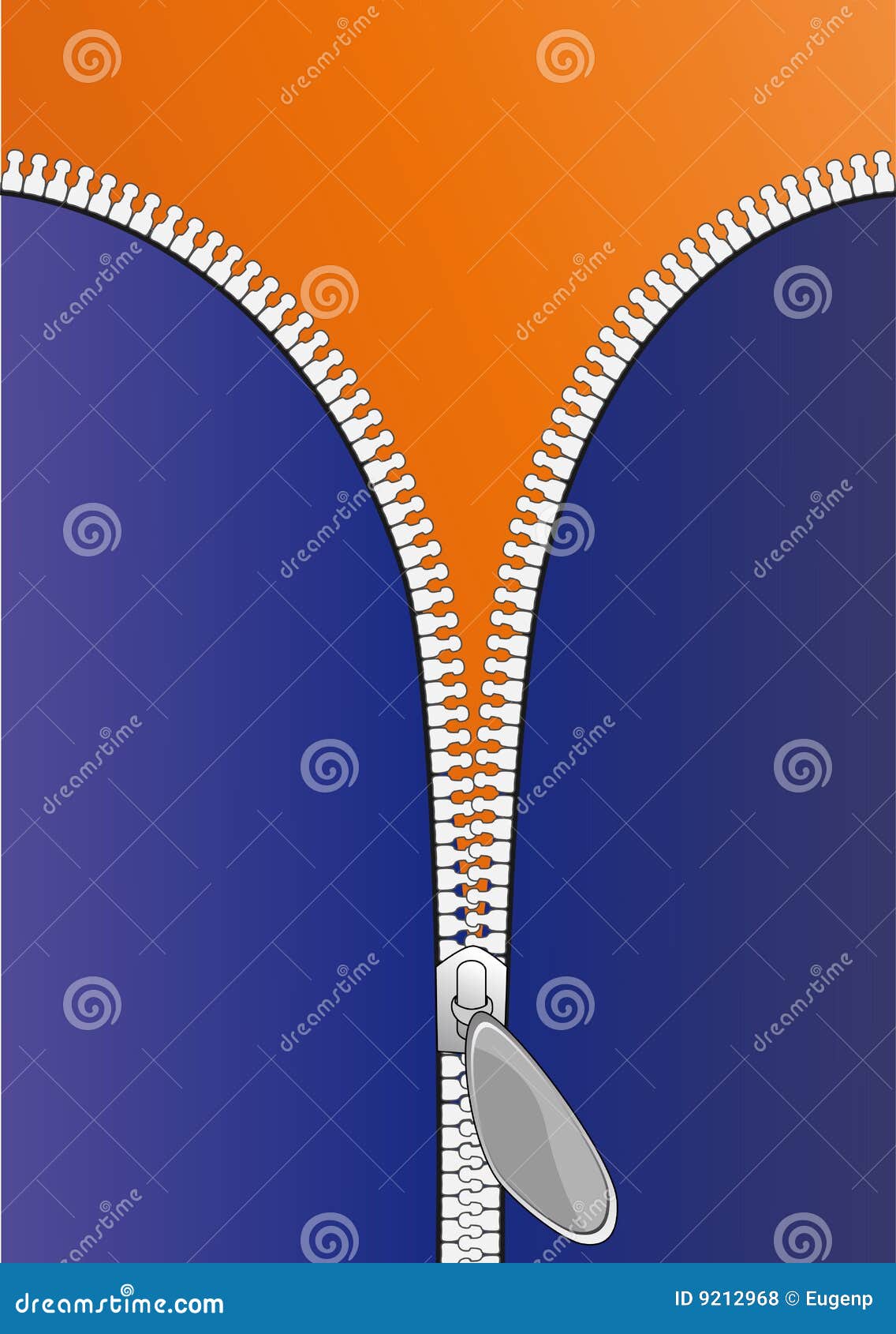 Zip stock vector. Illustration of zippered, metal, pattern - 9212968