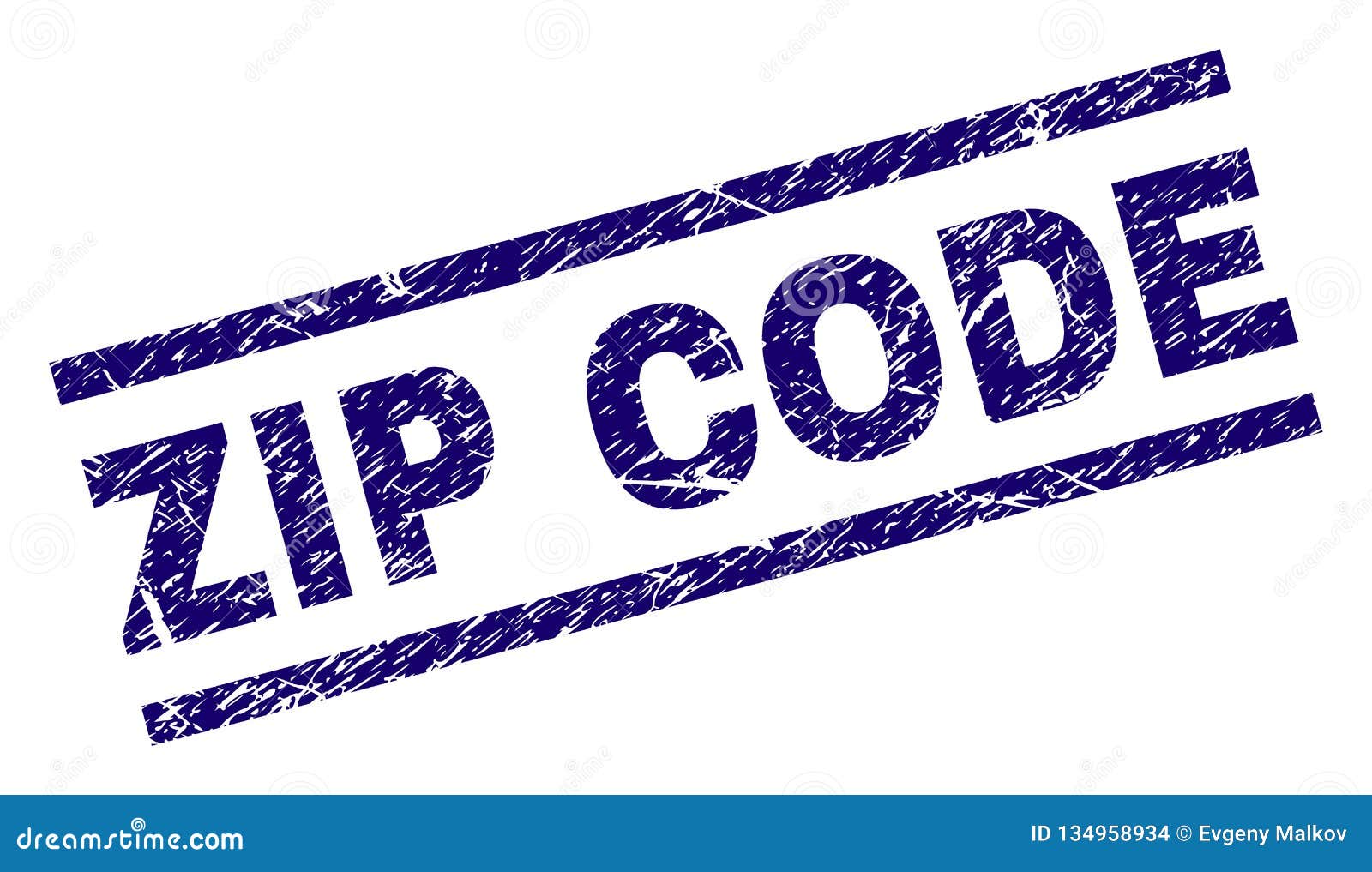 Grunge Textured ZIP CODE Stamp Seal Stock Vector - Illustration of ...