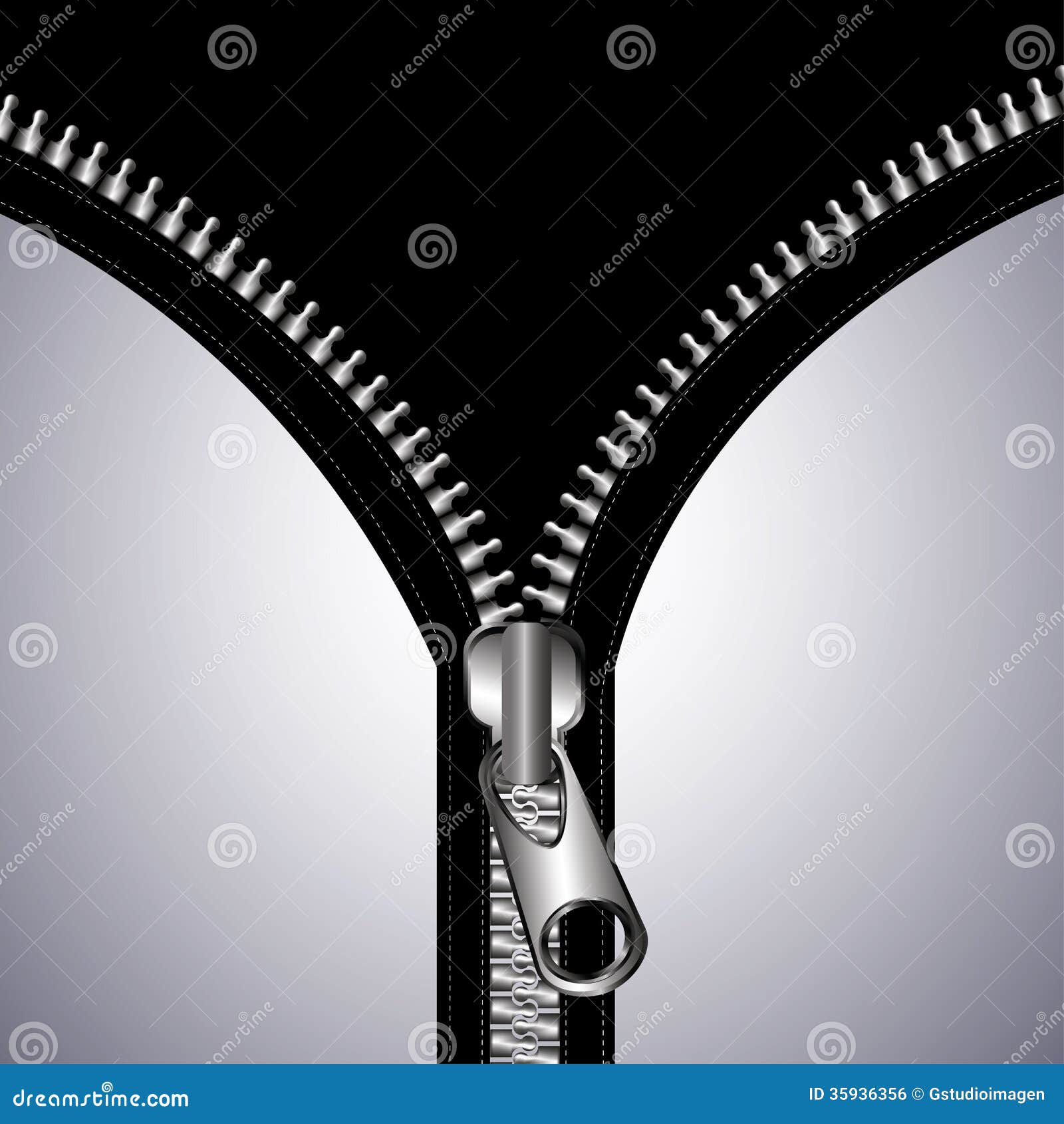 Zip design stock vector. Illustration of color, denim - 35936356