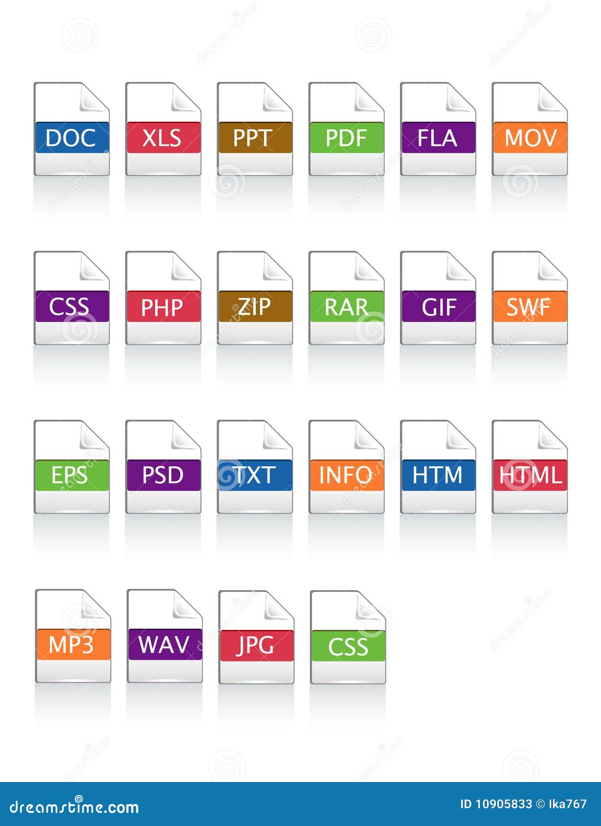 Zip document stock vector. Illustration of icon, blue - 10905833