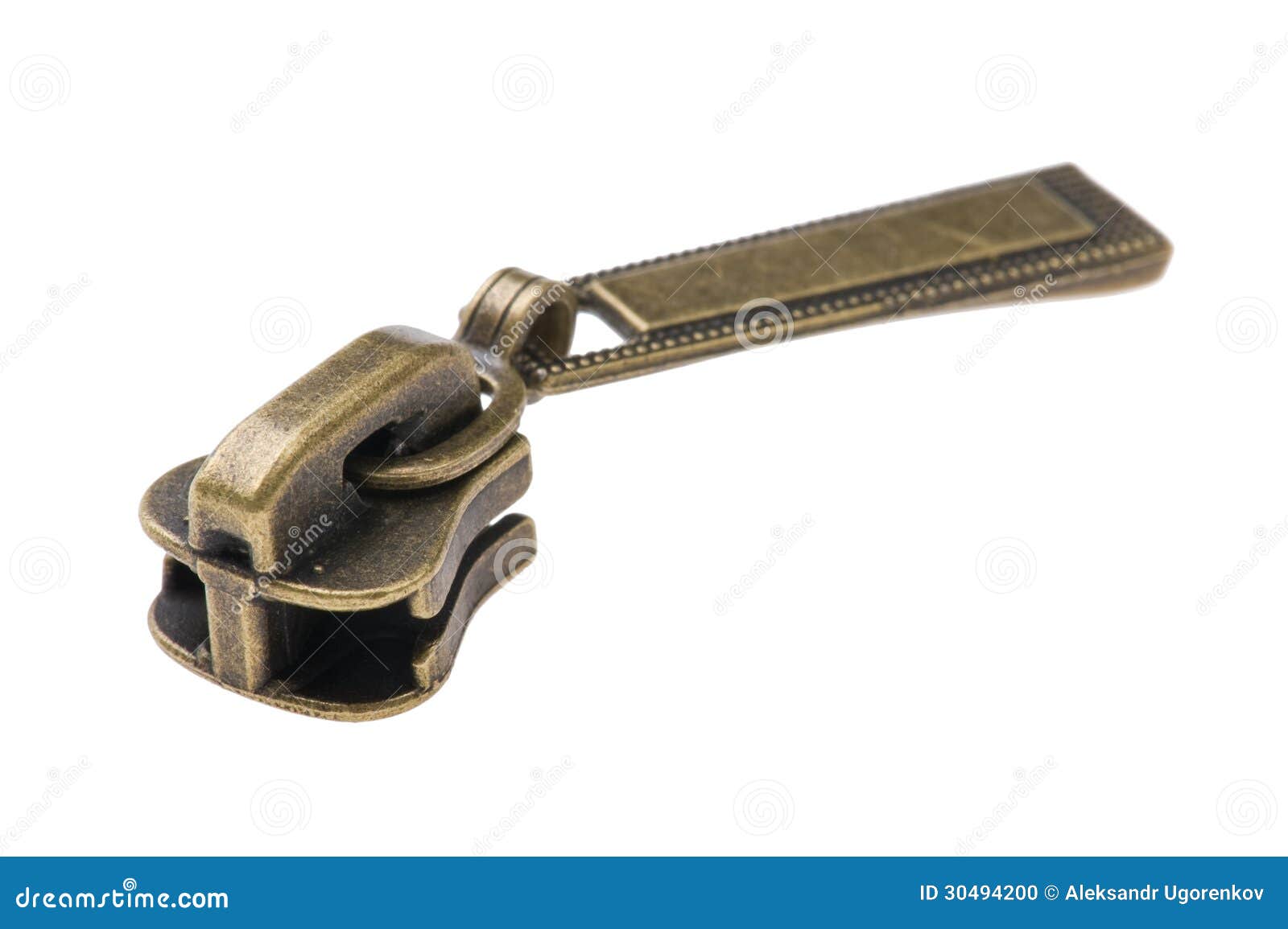 Zip fastener on white stock photo. Image of close, tailor - 30494200