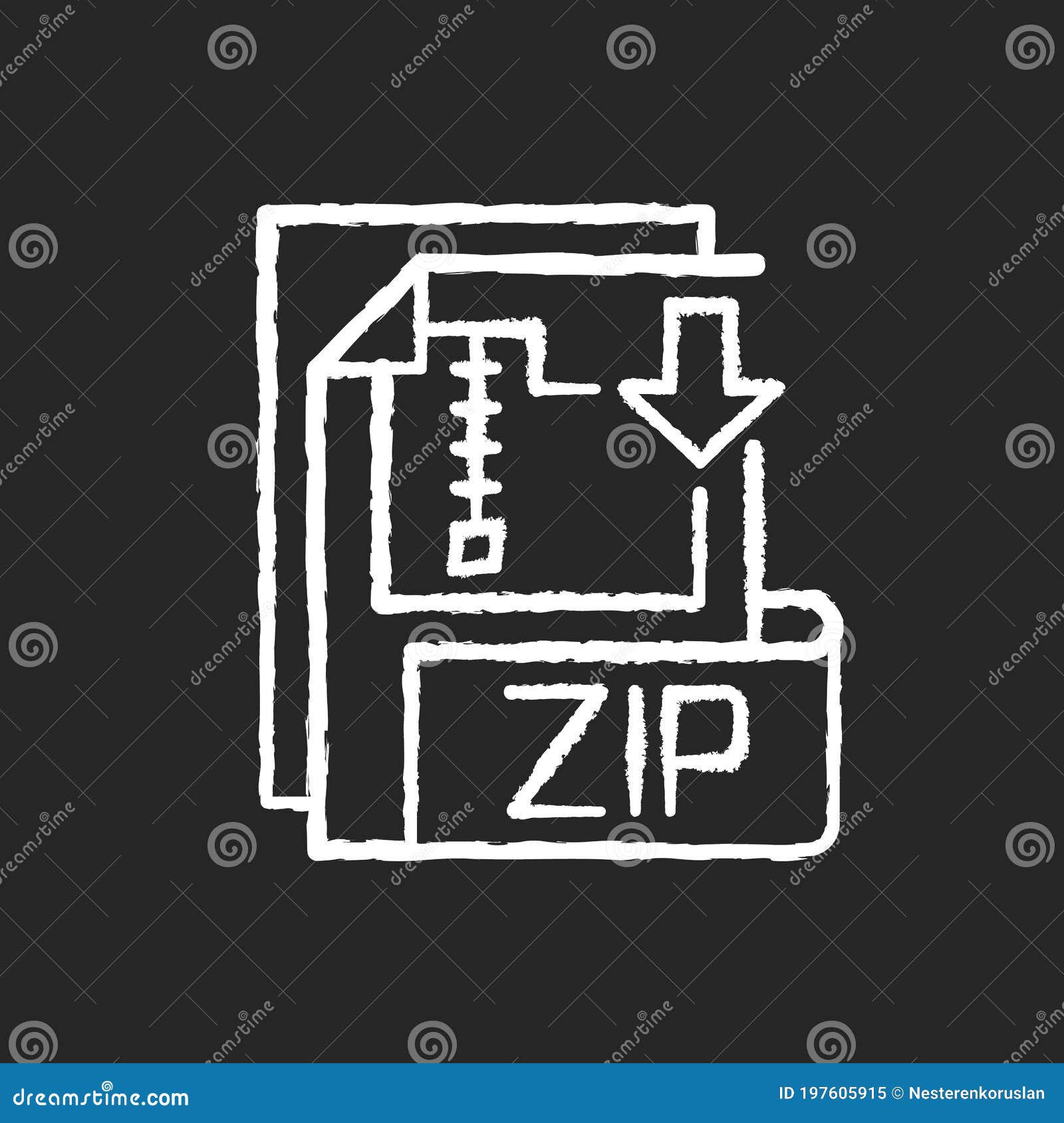 JPG File Chalk White Icon On Black Background Vector Illustration ...