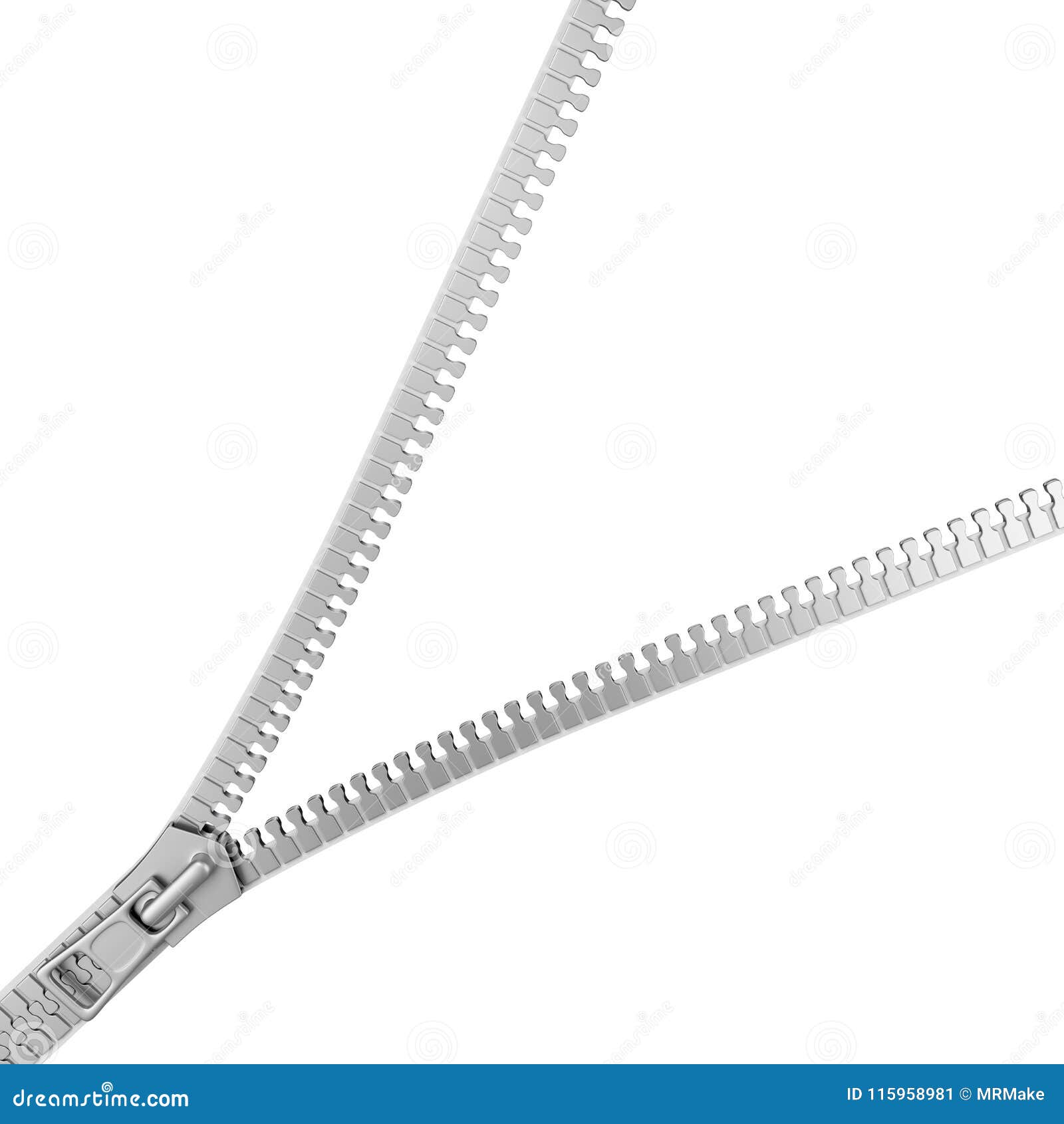 Zip Isolated on White stock illustration. Illustration of template ...
