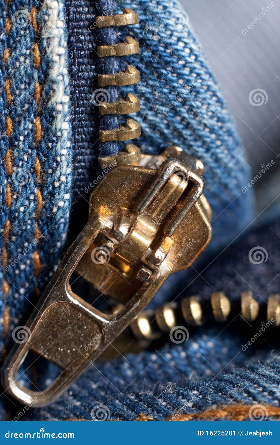 Zip on jeans stock image. Image of canvas, apparel, design - 16225201