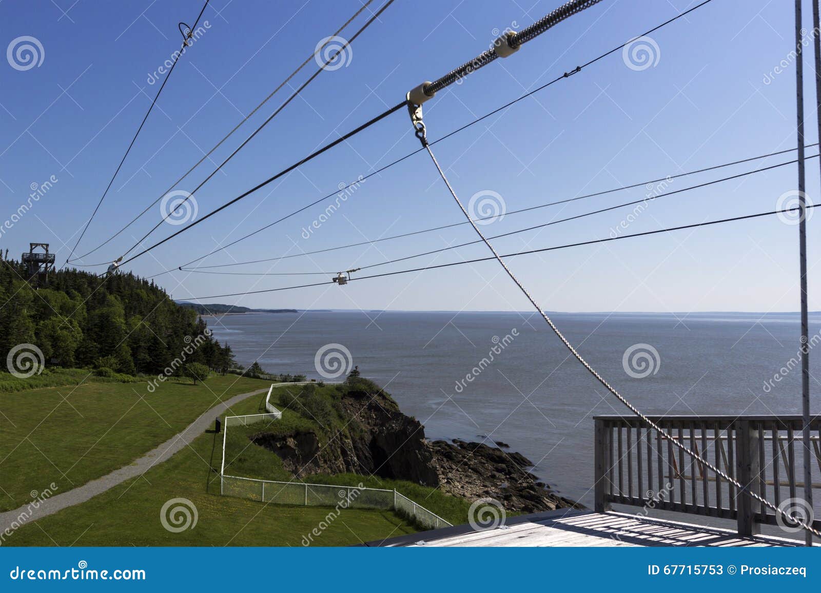 Zip Line Cape Enrage Canada Stock Photos - Free & Royalty-Free Stock ...
