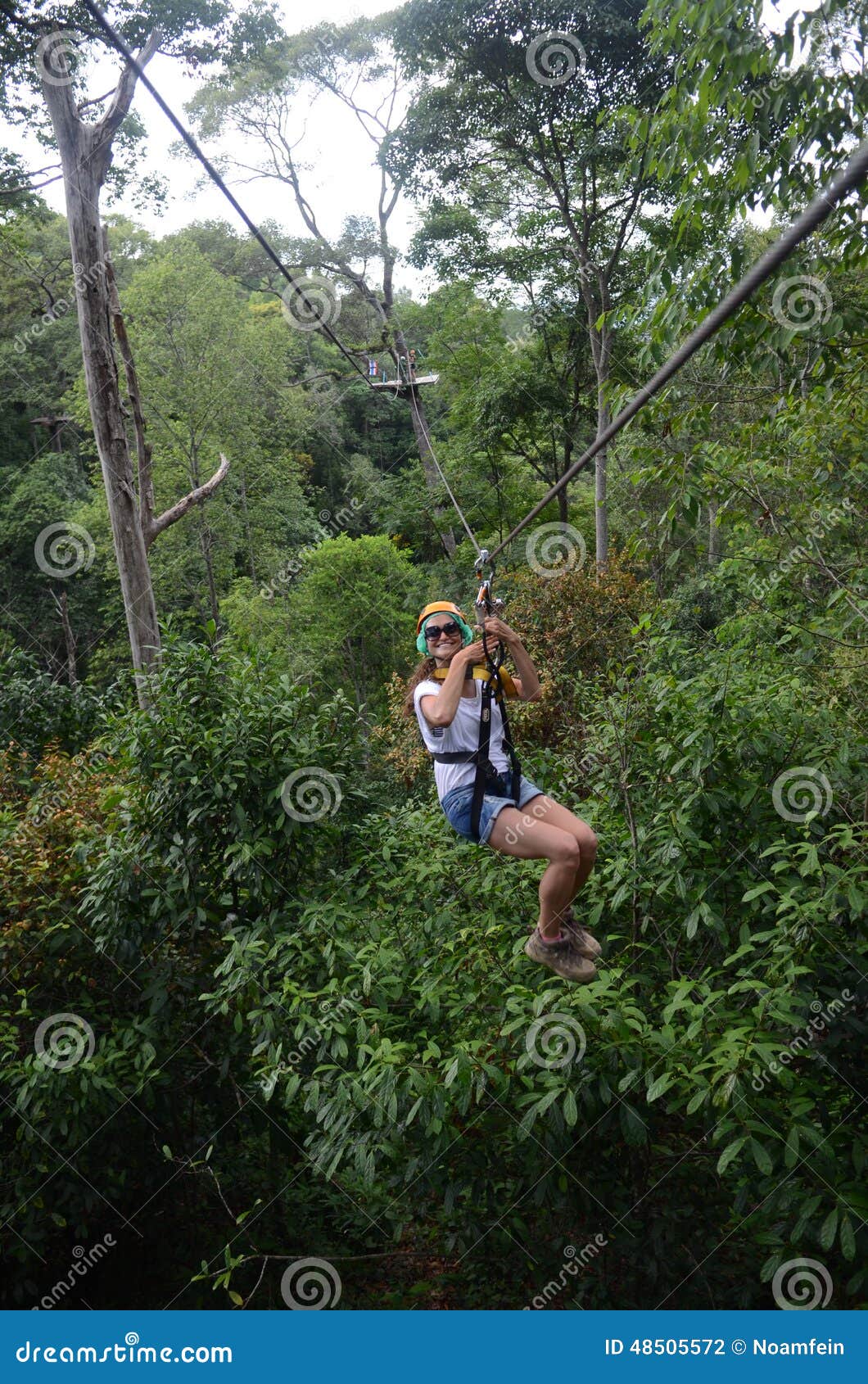 Zip line editorial photography. Image of recreational - 48505572