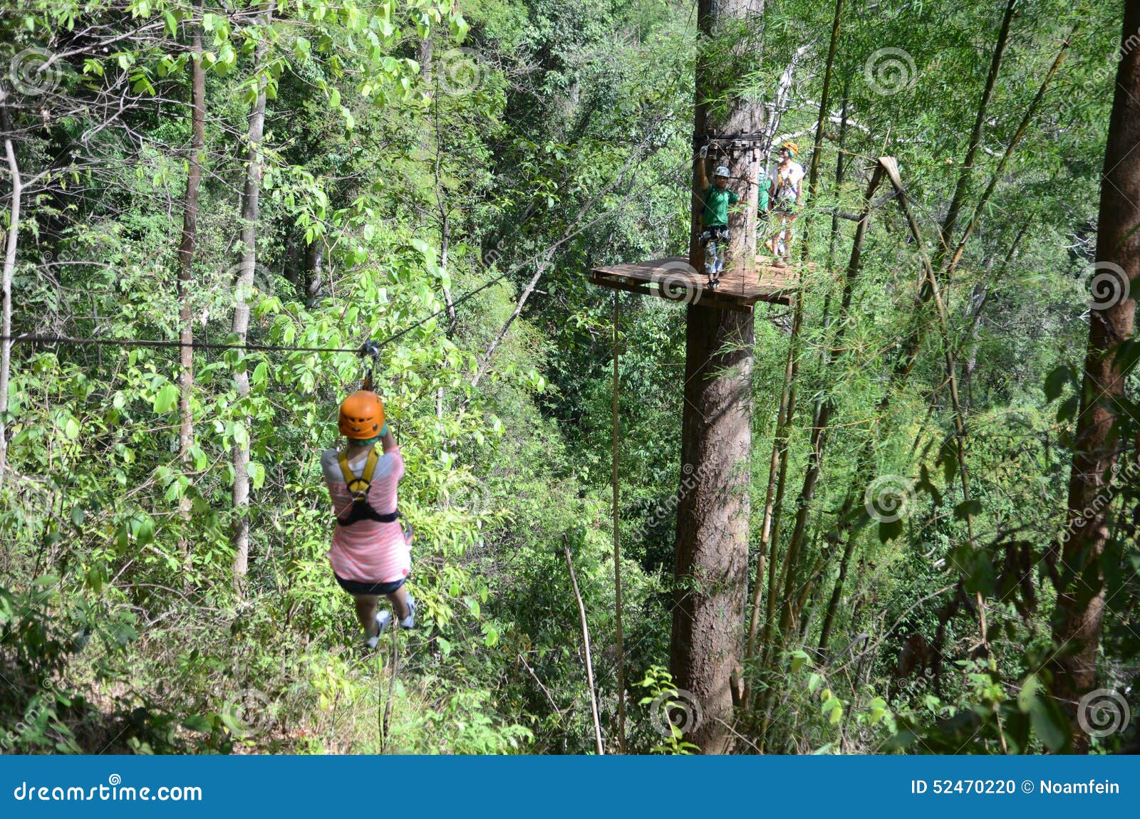 Zip line editorial image. Image of active, zipline, mountain - 52470220