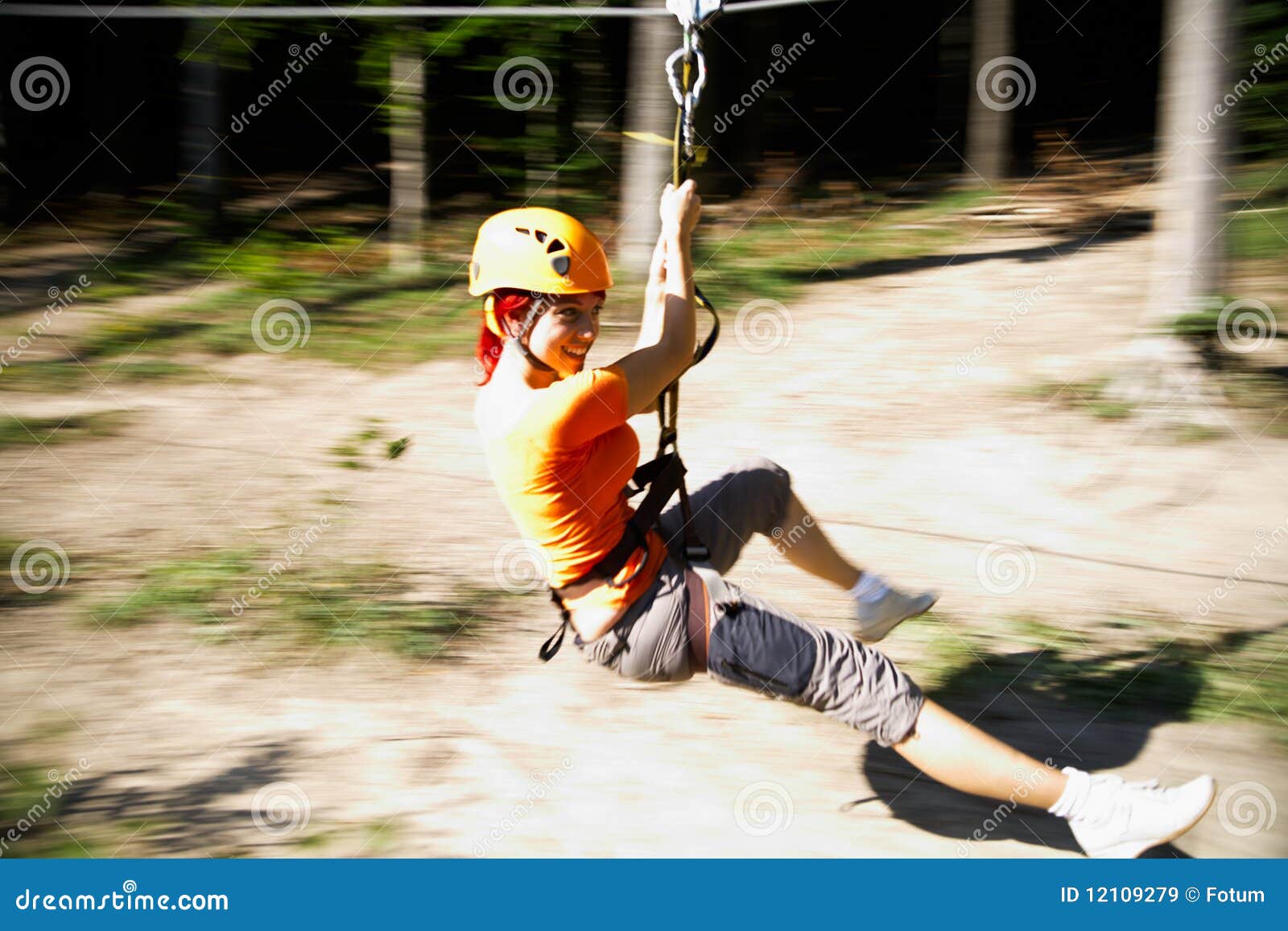 Zip-line gear stock image. Image of extreme, mountaineer - 12109279