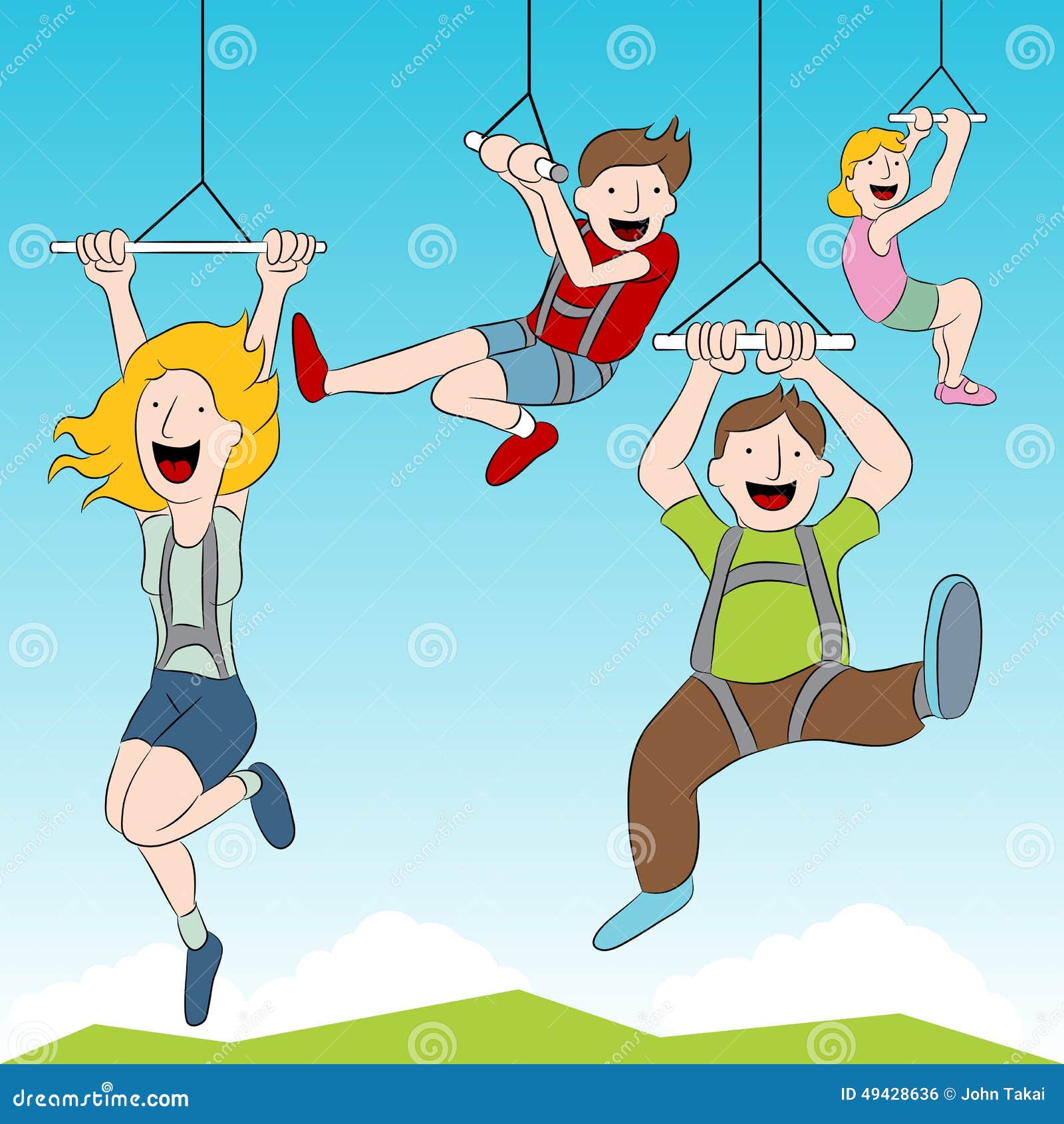 Zip Line Cartoons And Comics Funny Pictures From