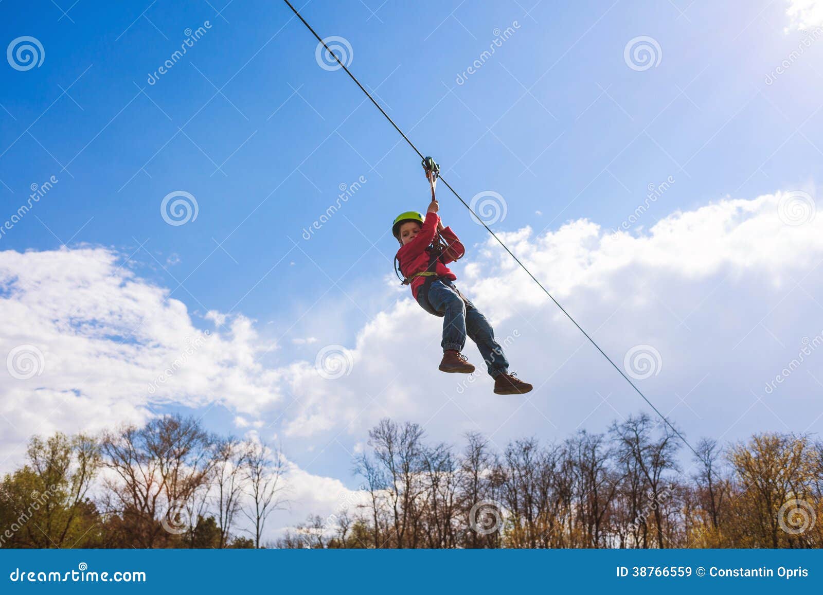 Zip line stock image. Image of base, child, outdoors - 38766559