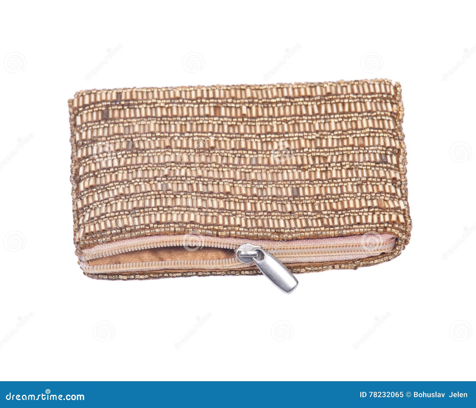 Zipped coin purse stock image. Image of studio, small - 78232065