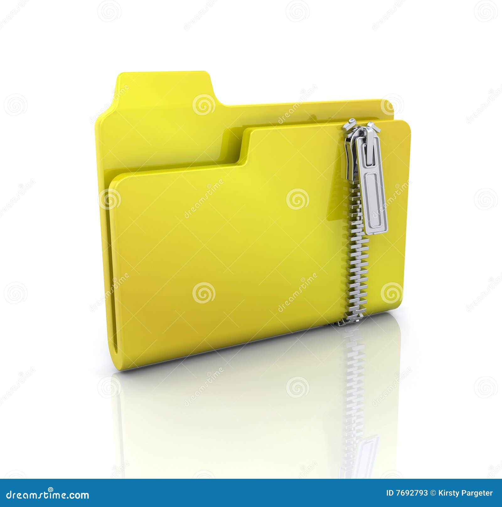 Zipped folder icon stock illustration. Illustration of symbol - 7692793