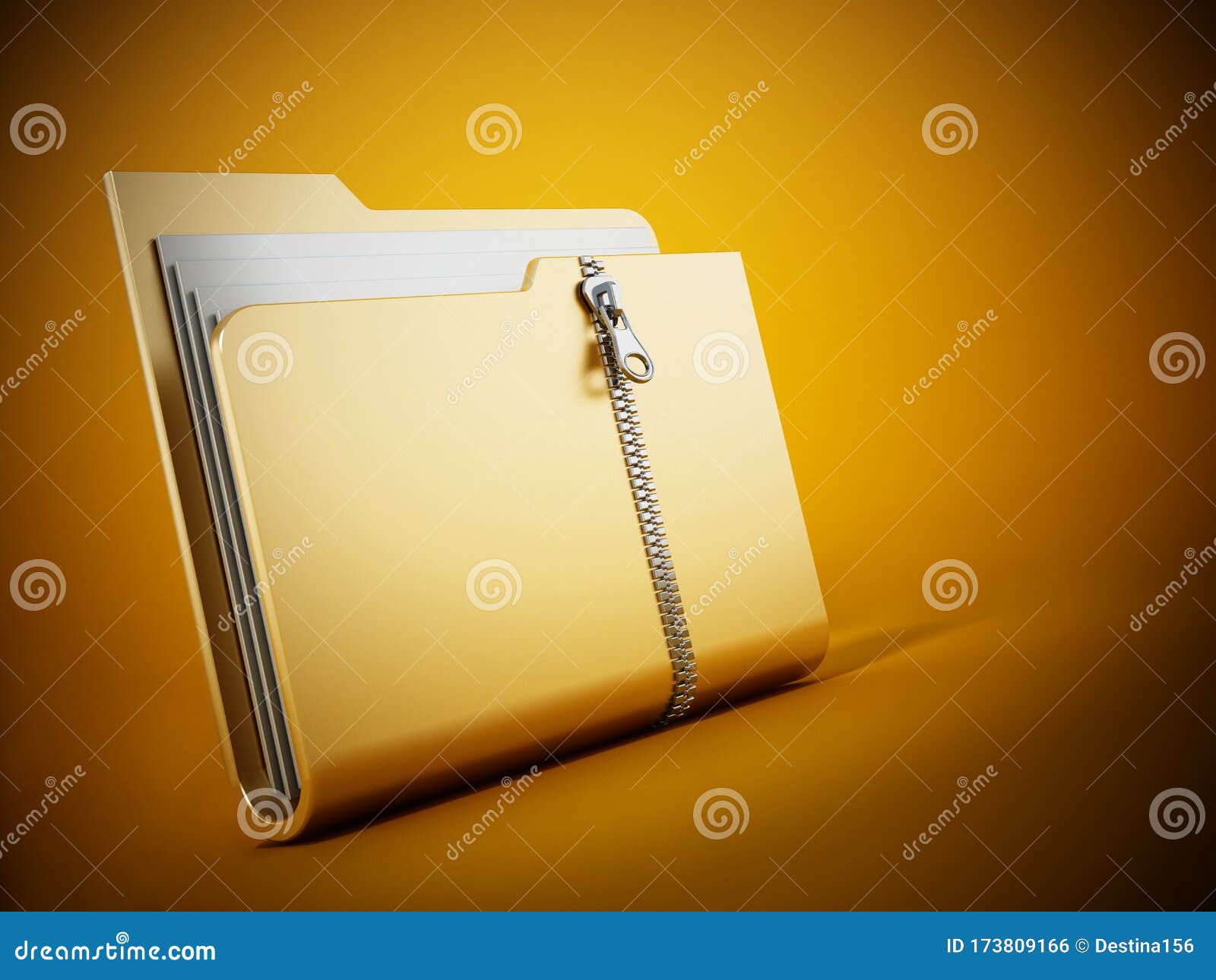 Zipped Folder Icons With Shadows And Outlines Cartoon Vector ...