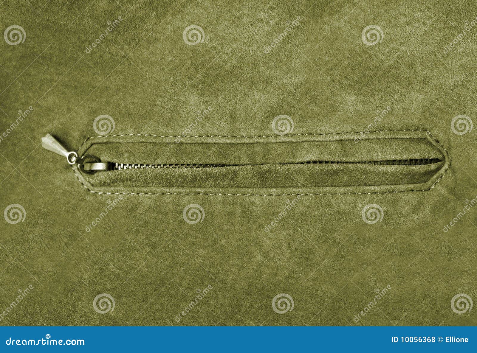 Zipper And The Wrinkled Gray Fabrics As Texture. Stock Photo ...