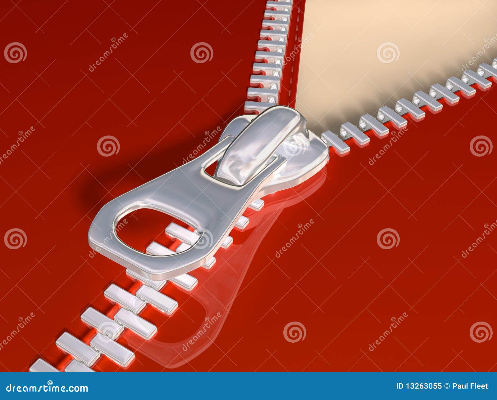 Zipper stock illustration. Illustration of style, scarlet - 13263055
