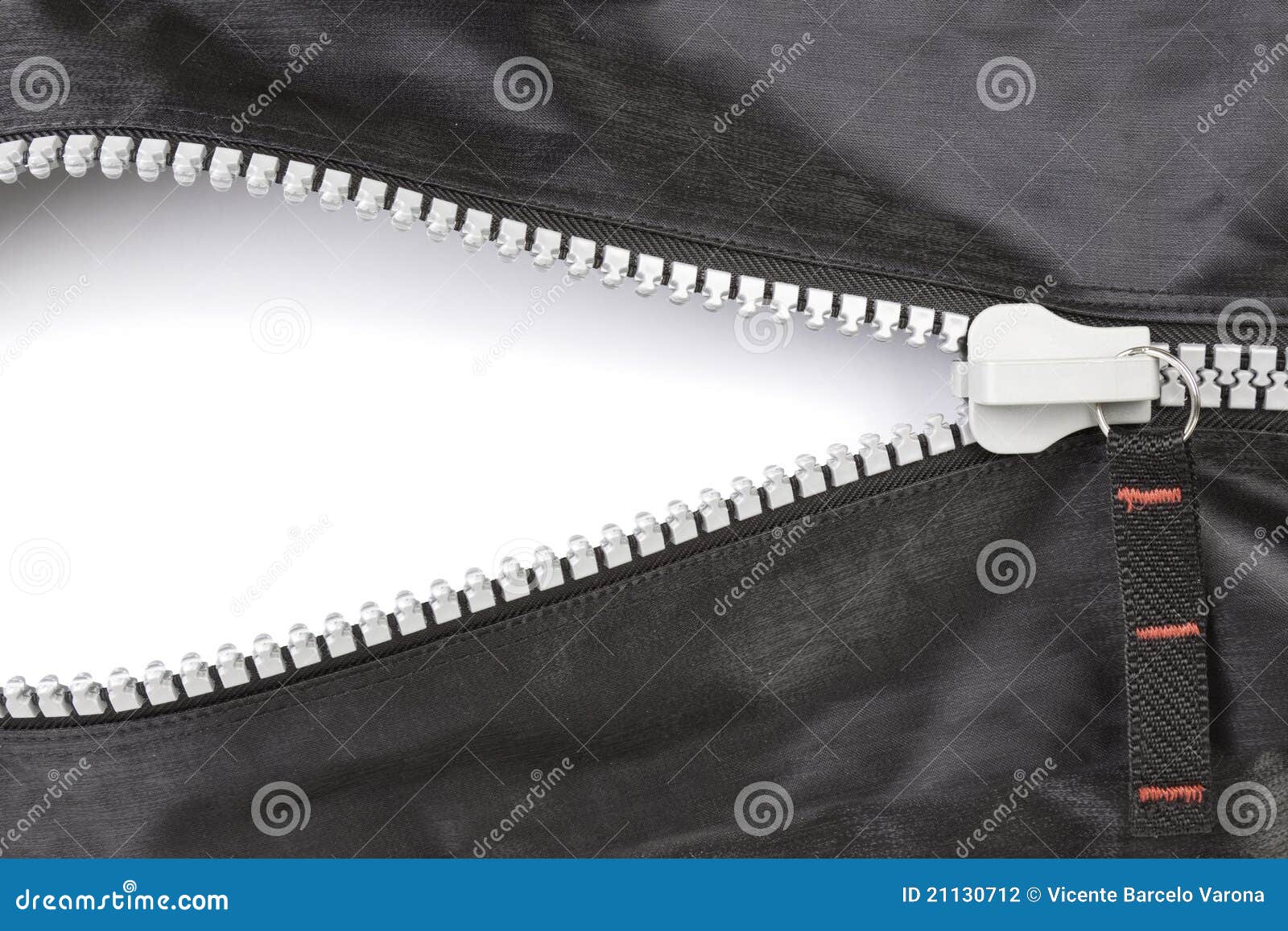 Zipper stock photo. Image of closeup, isolation, metal - 21130712